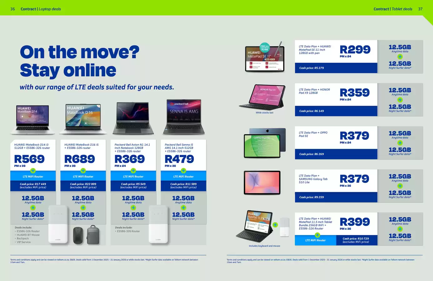 Telkom Deals 1 December, 2025 - 31 January, 2026