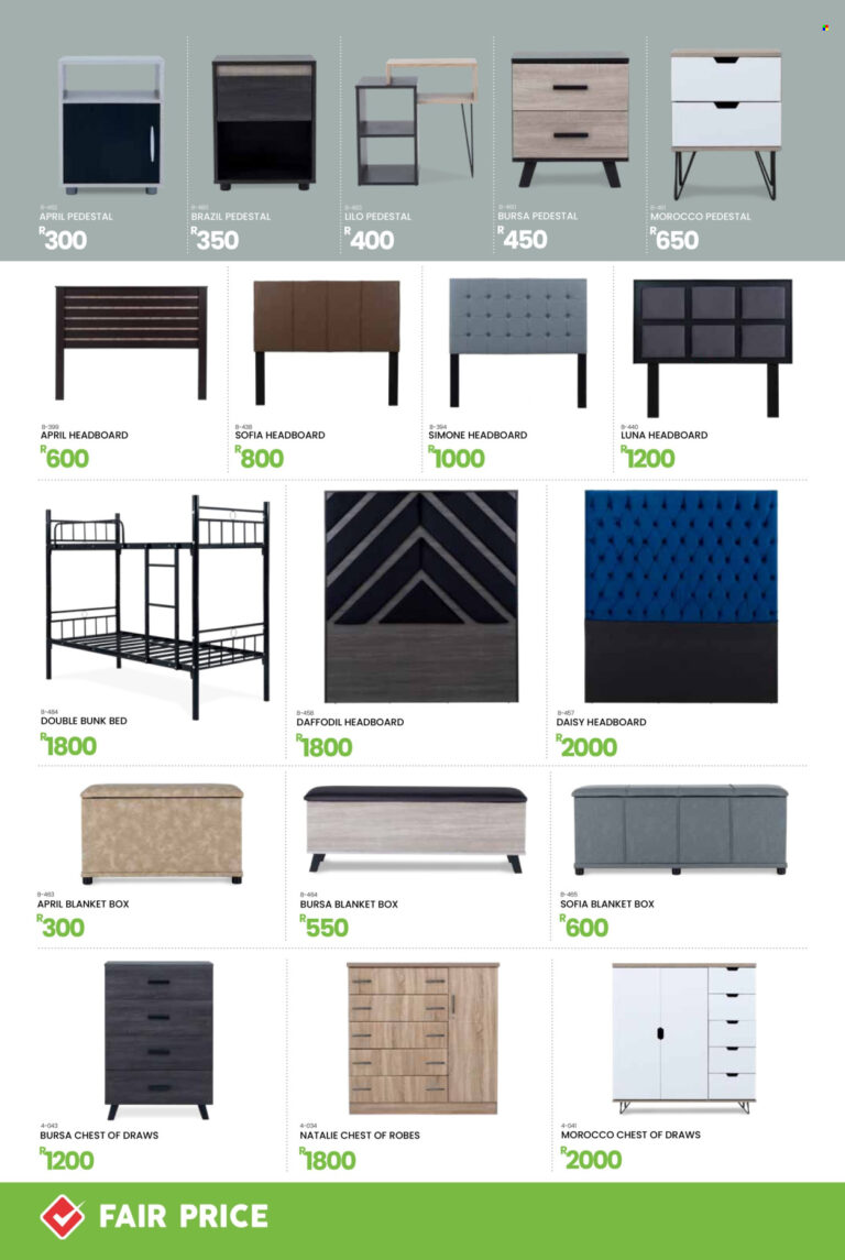 Fair Price Furniture Catalogue Specials 1 May - 31 May, 2024