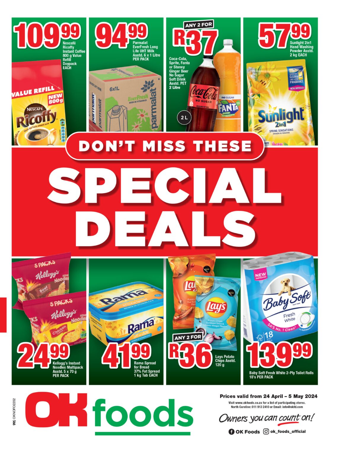 OK Foods Catalogue 24 April - 5 May, 2024