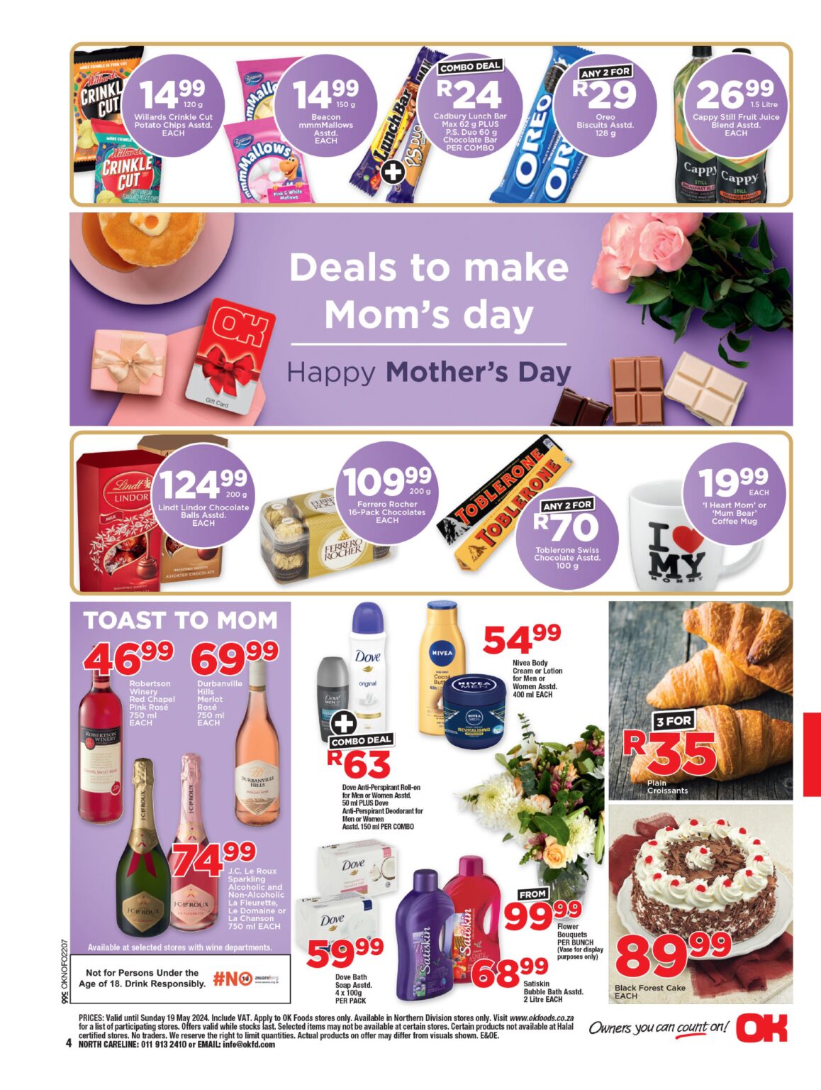 OK Foods Specials 8 May - 19 May 2024. Special Deals