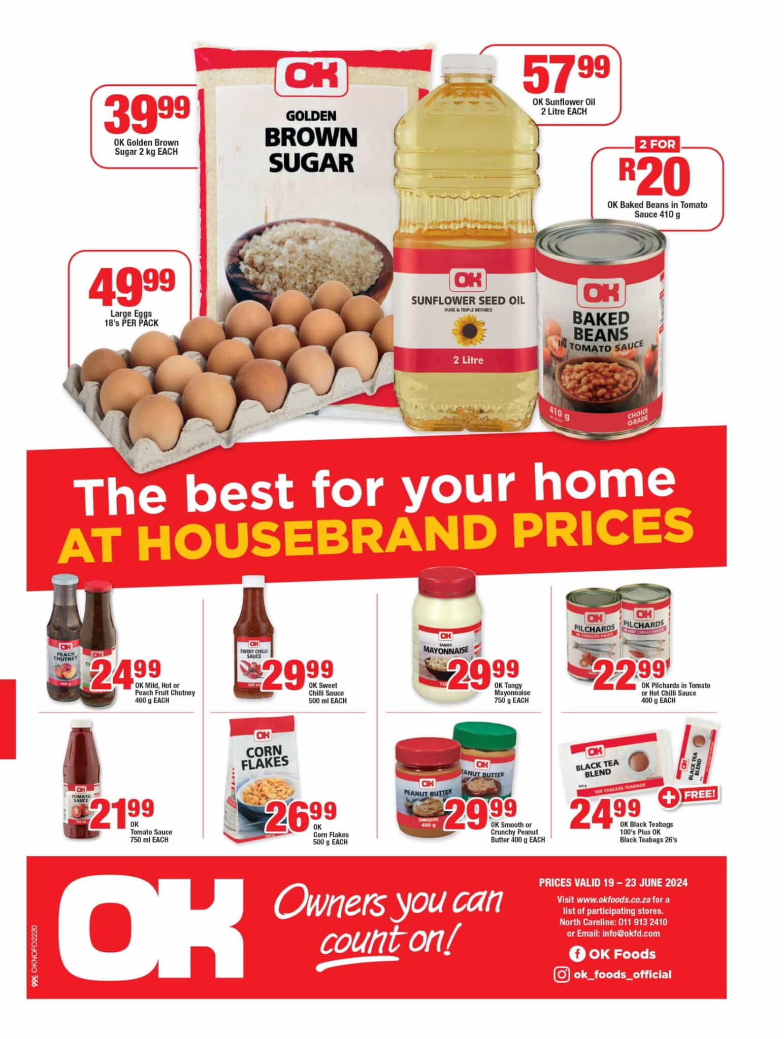 OK Foods Specials 19 June - 23 June 2024. Special Deals