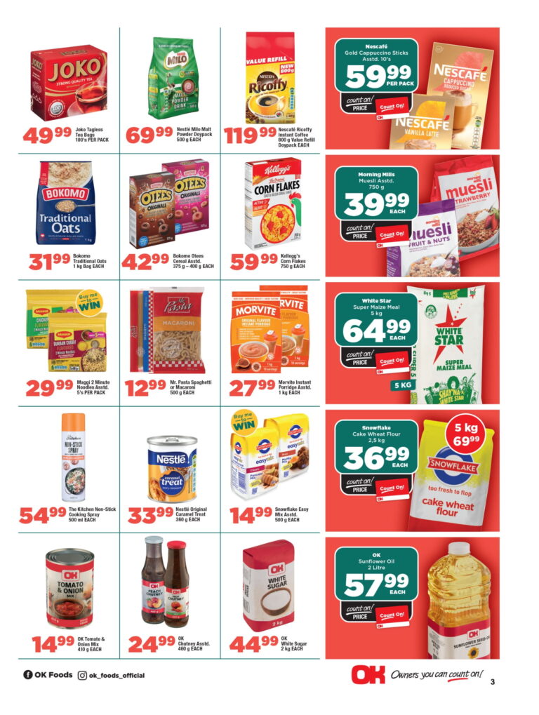 OK Foods Specials 24 July - 4 August 2024. Special Deals