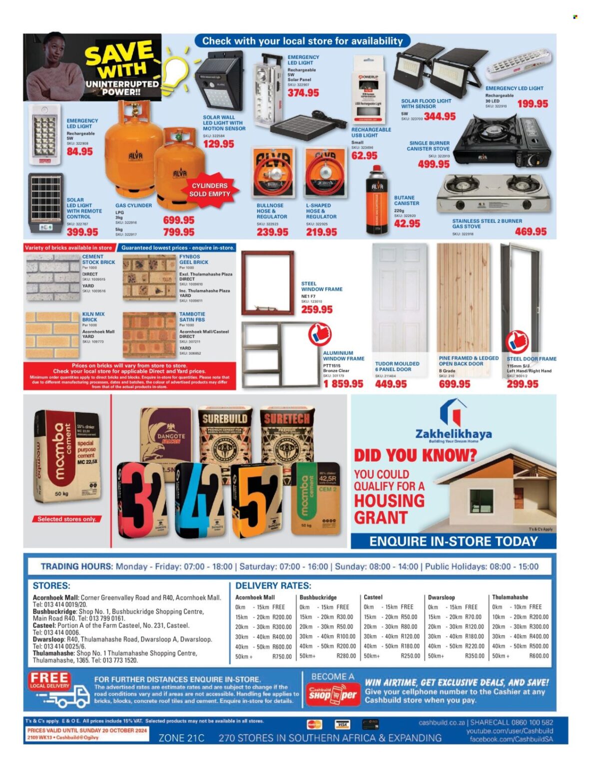 Cashbuild Catalogue 23 September - 20 October, 2024