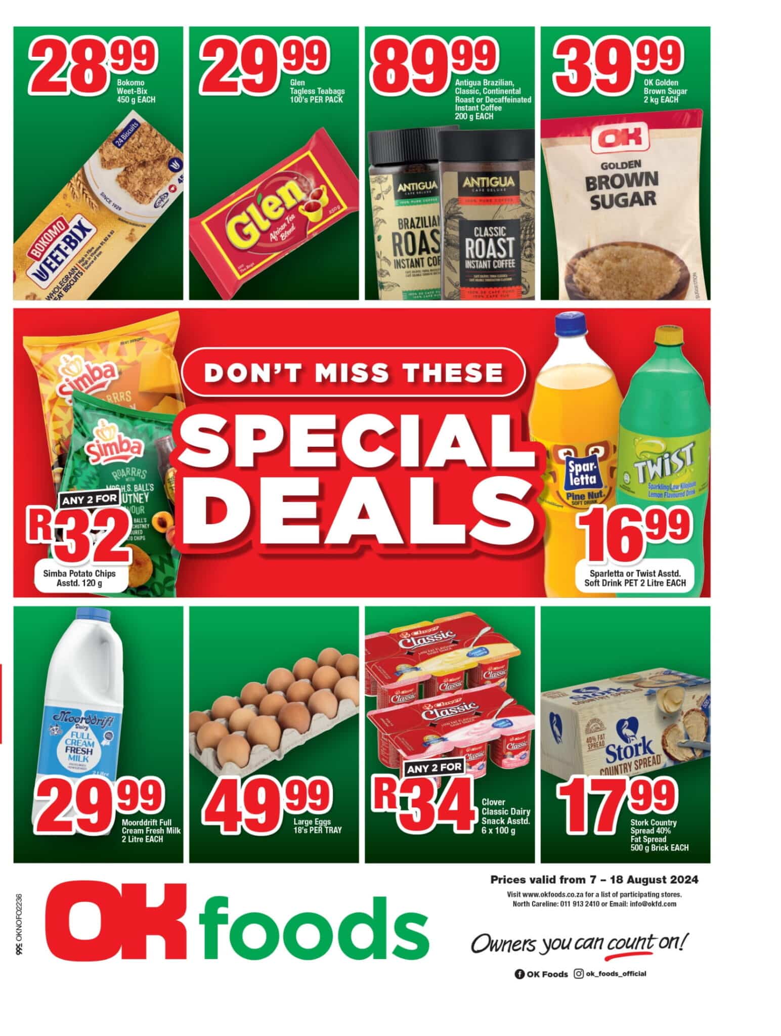 OK Foods Catalogue 7 August - 18 August, 2024