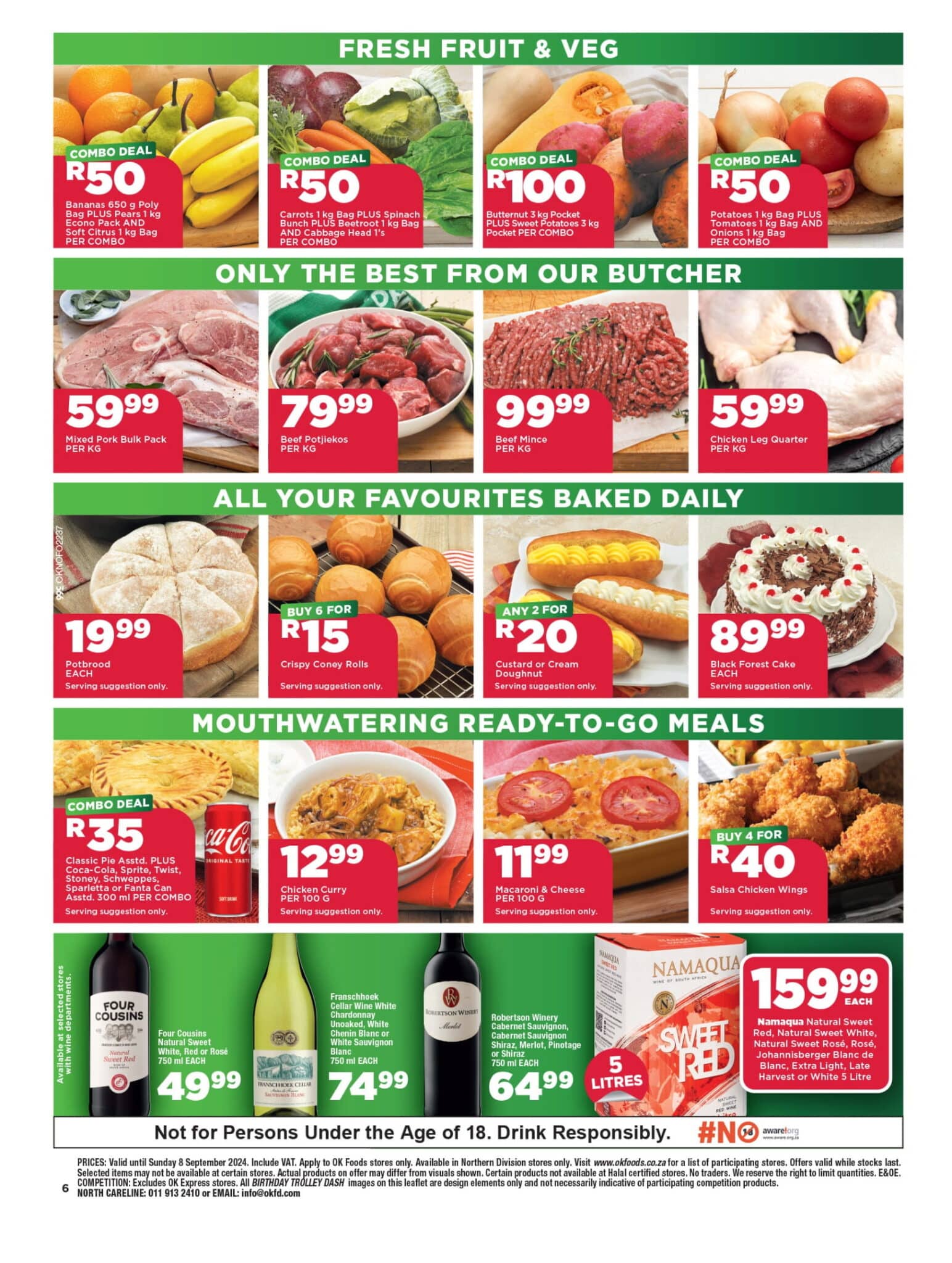 OK Foods Specials 21 August - 8 September 2024. Special Deals