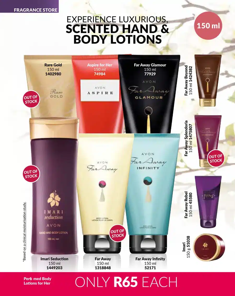 Avon Specials 1 August - 31 August, 2024