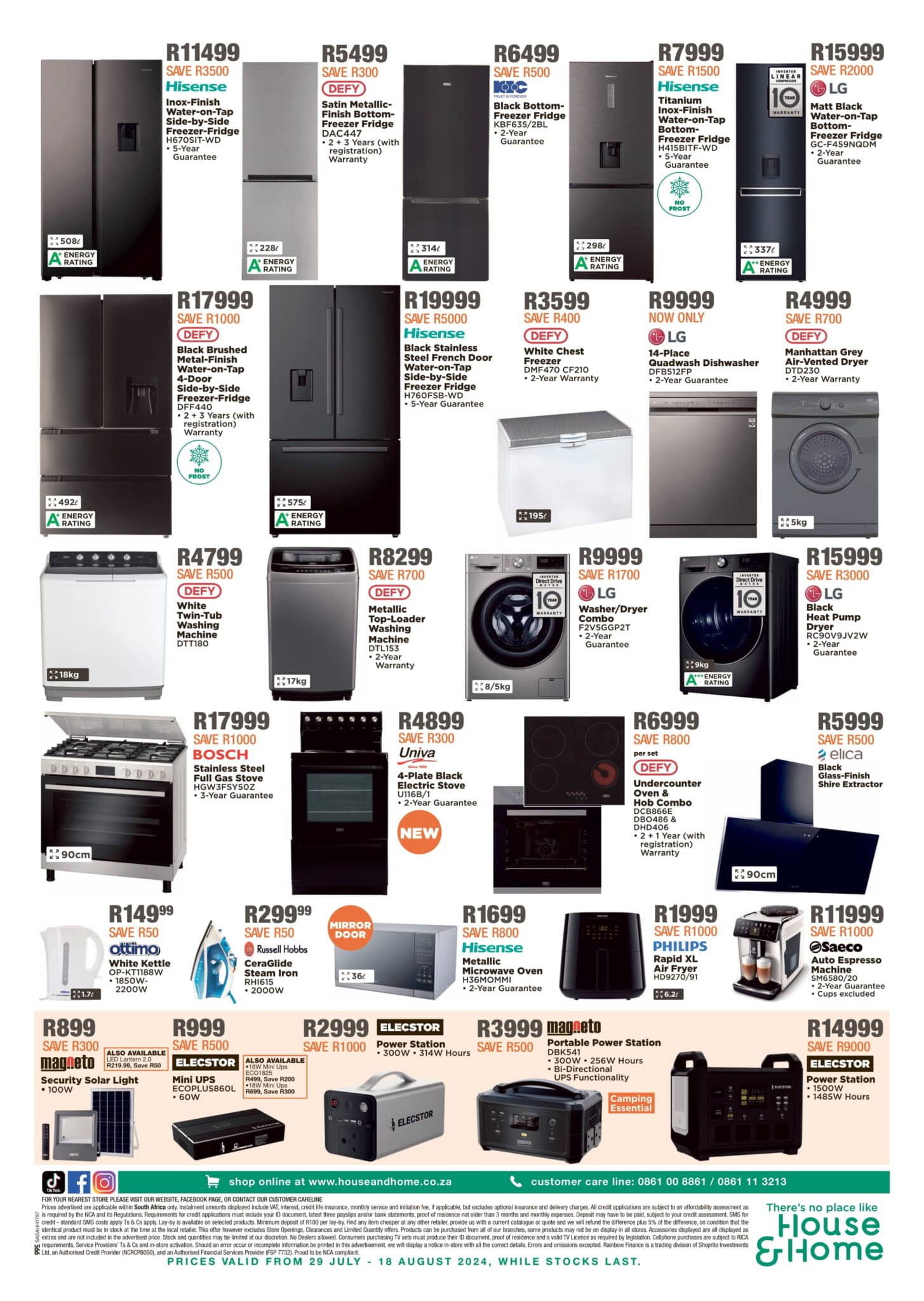 House & Home Catalogue 29 July - 18 August, 2024