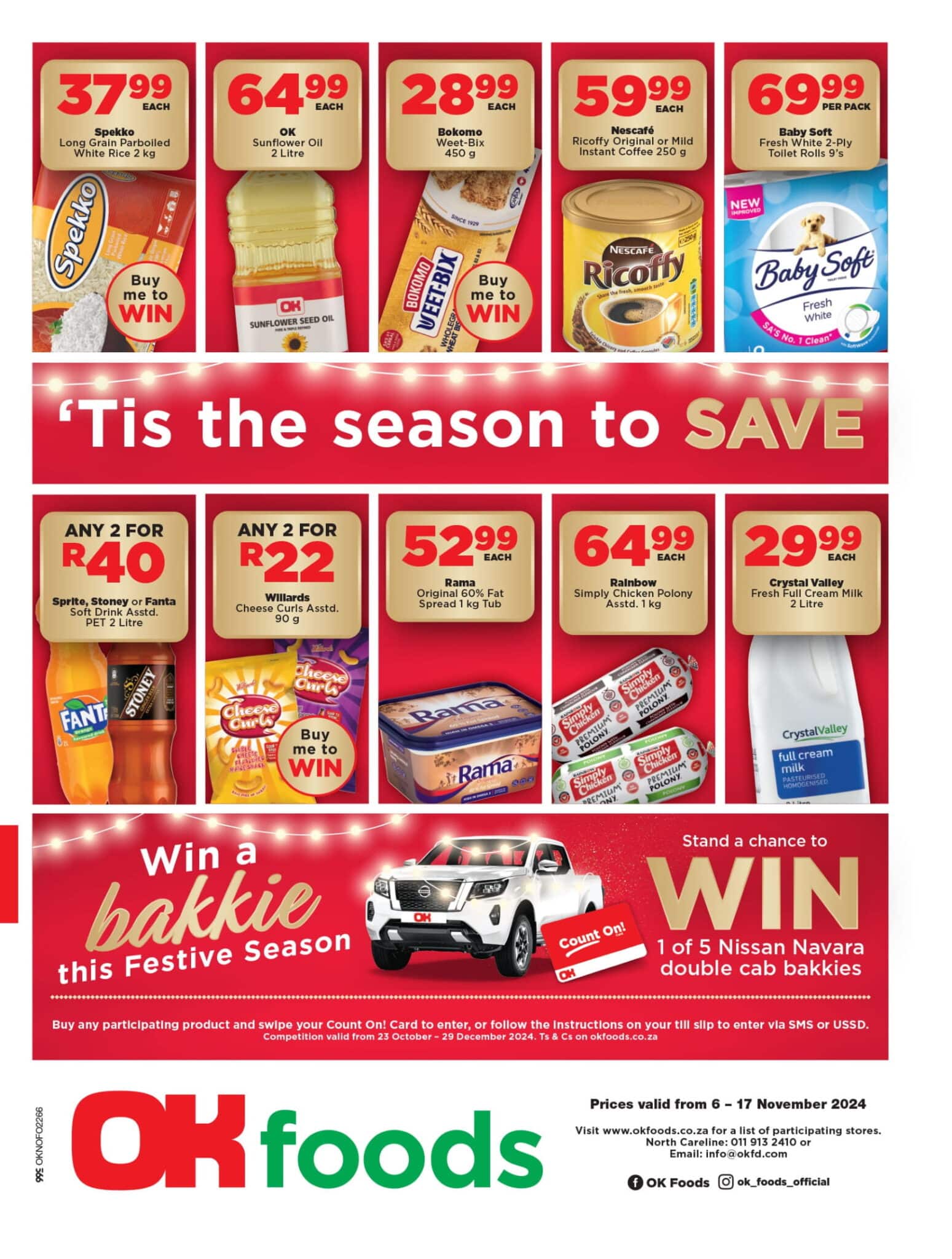 OK Foods Catalogue 6 November - 17 November, 2024