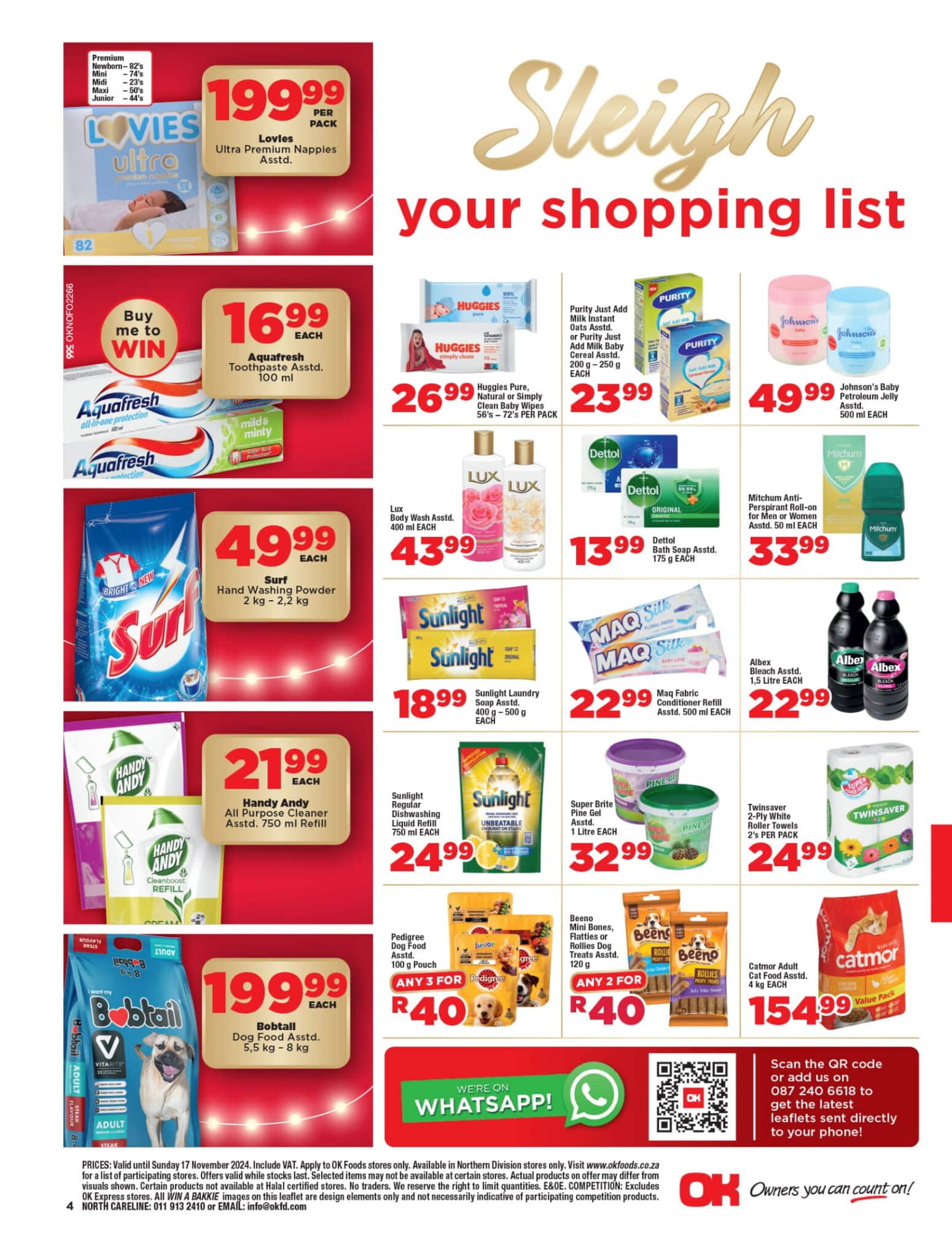 OK Foods Catalogue 6 November - 17 November, 2024