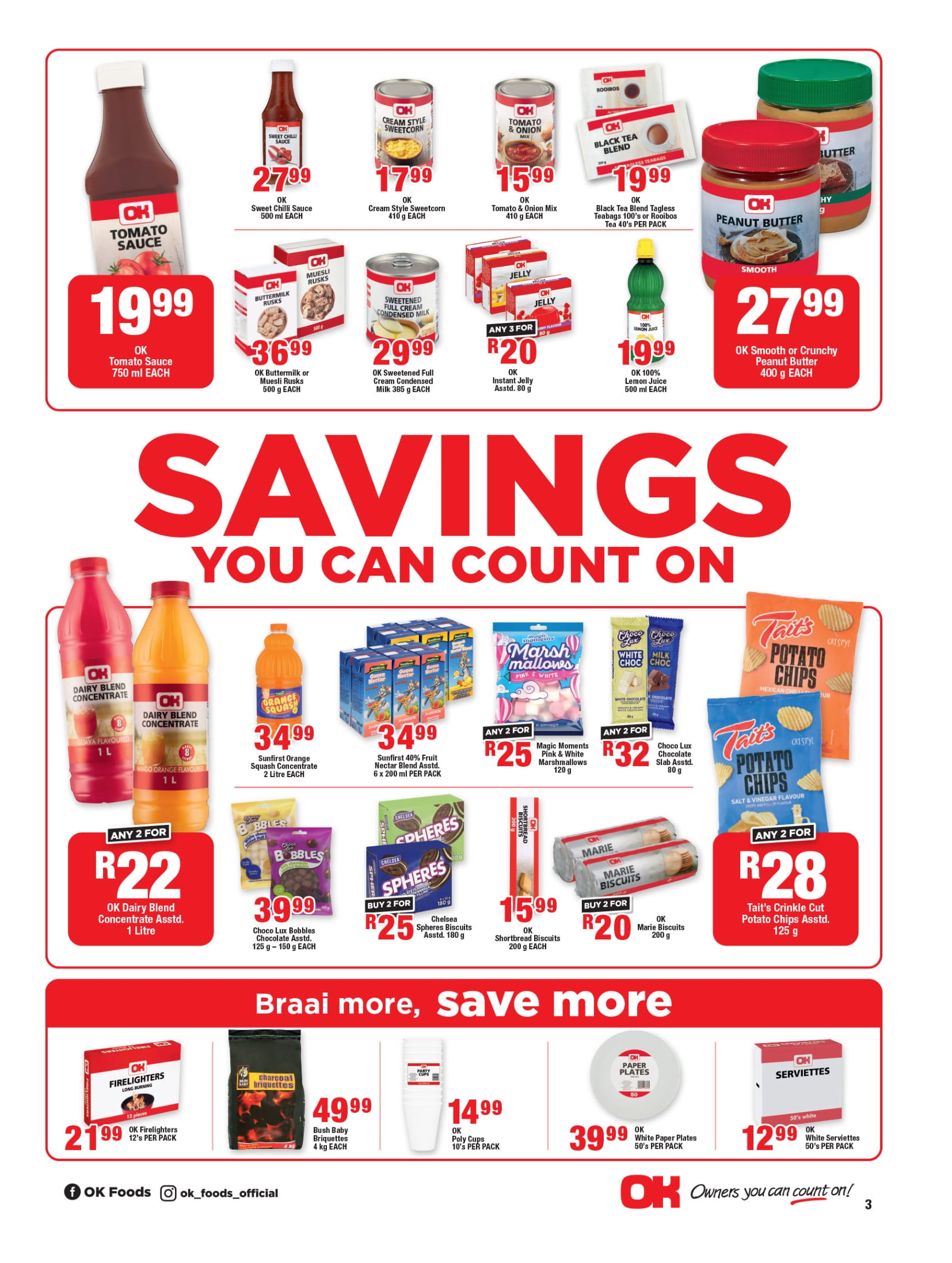 OK Foods Specials 20 November - 24 November 2024. Special Deals