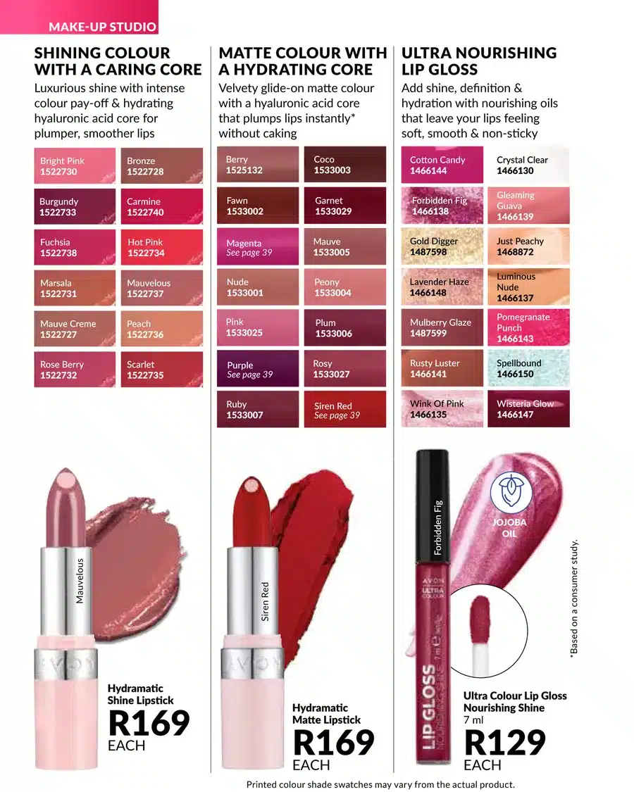 Avon Specials 1 November – 30 November, 2024