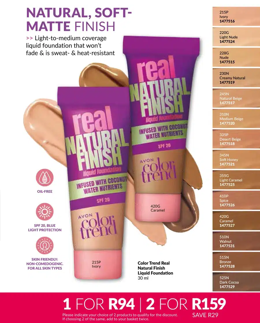 Avon Specials 1 November – 30 November, 2024