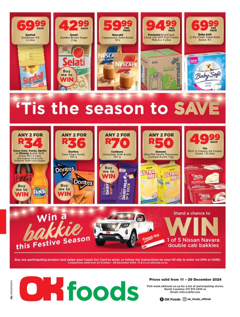 OK Foods Catalogue 11 December - 29 December, 2024