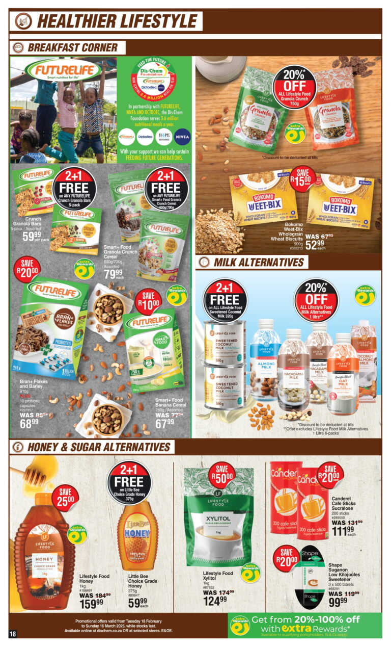 Dis-Chem Specials 18 February - 16 March, 2025. Latest Deals