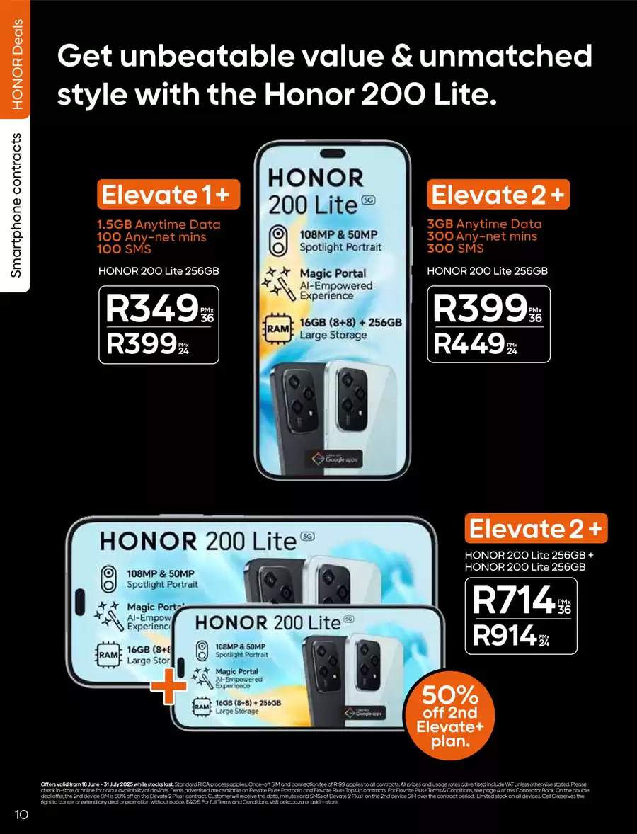 Cell C Specials 18 June - 30 July, 2025