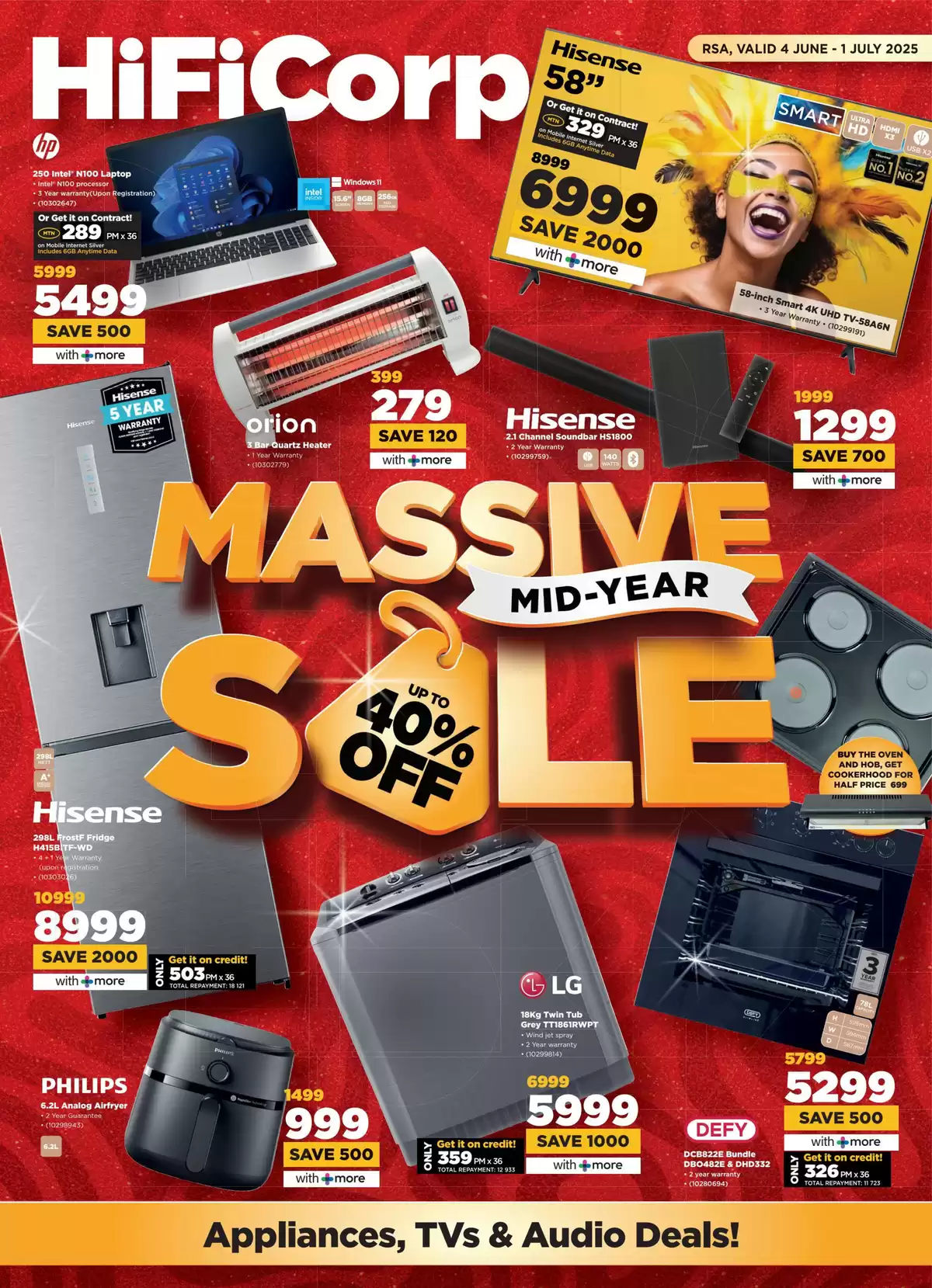 HiFi Corp Specials 4 June - 1 July, 2025