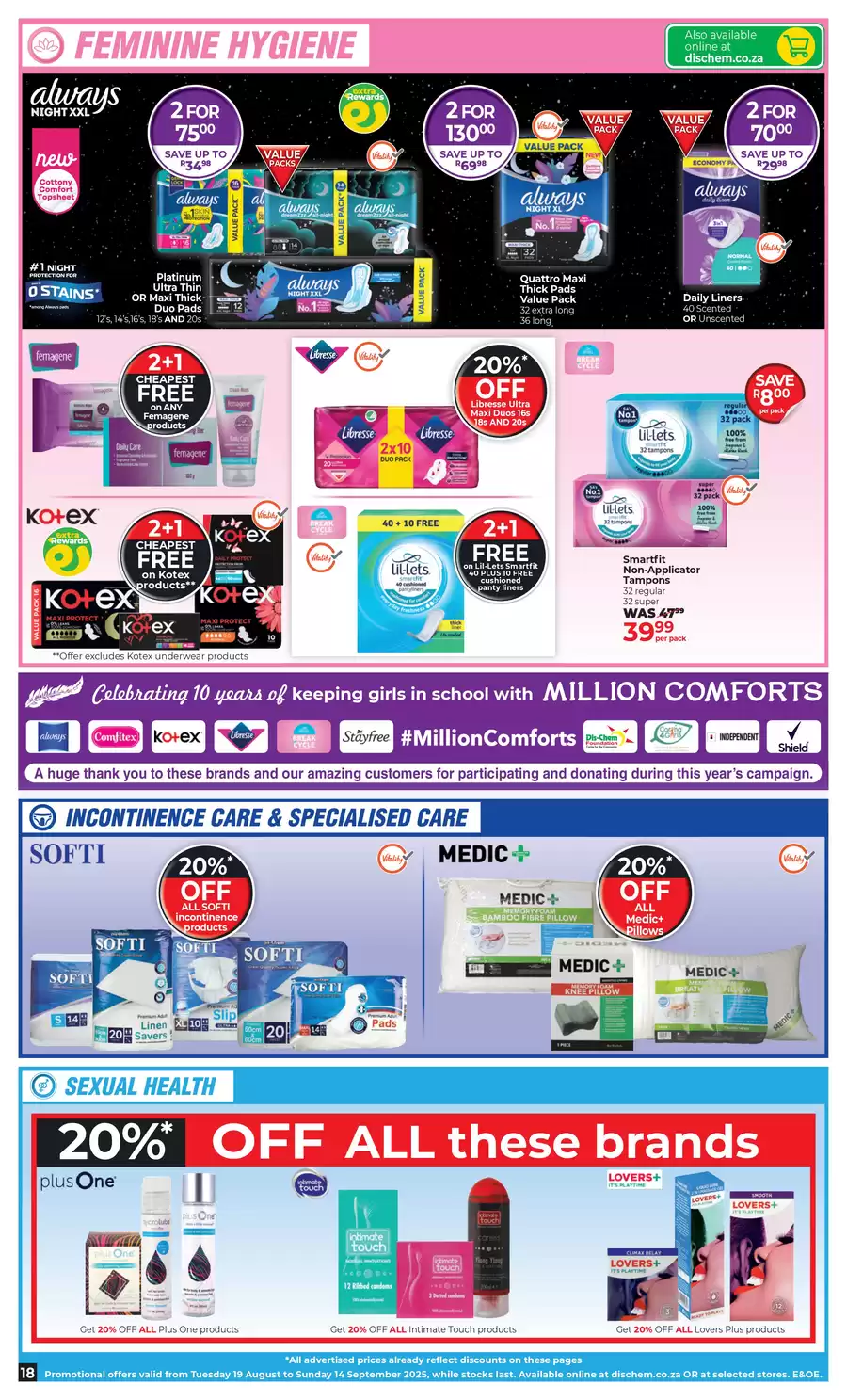 Dis-Chem Catalogue 19 August - 14 September, 2025