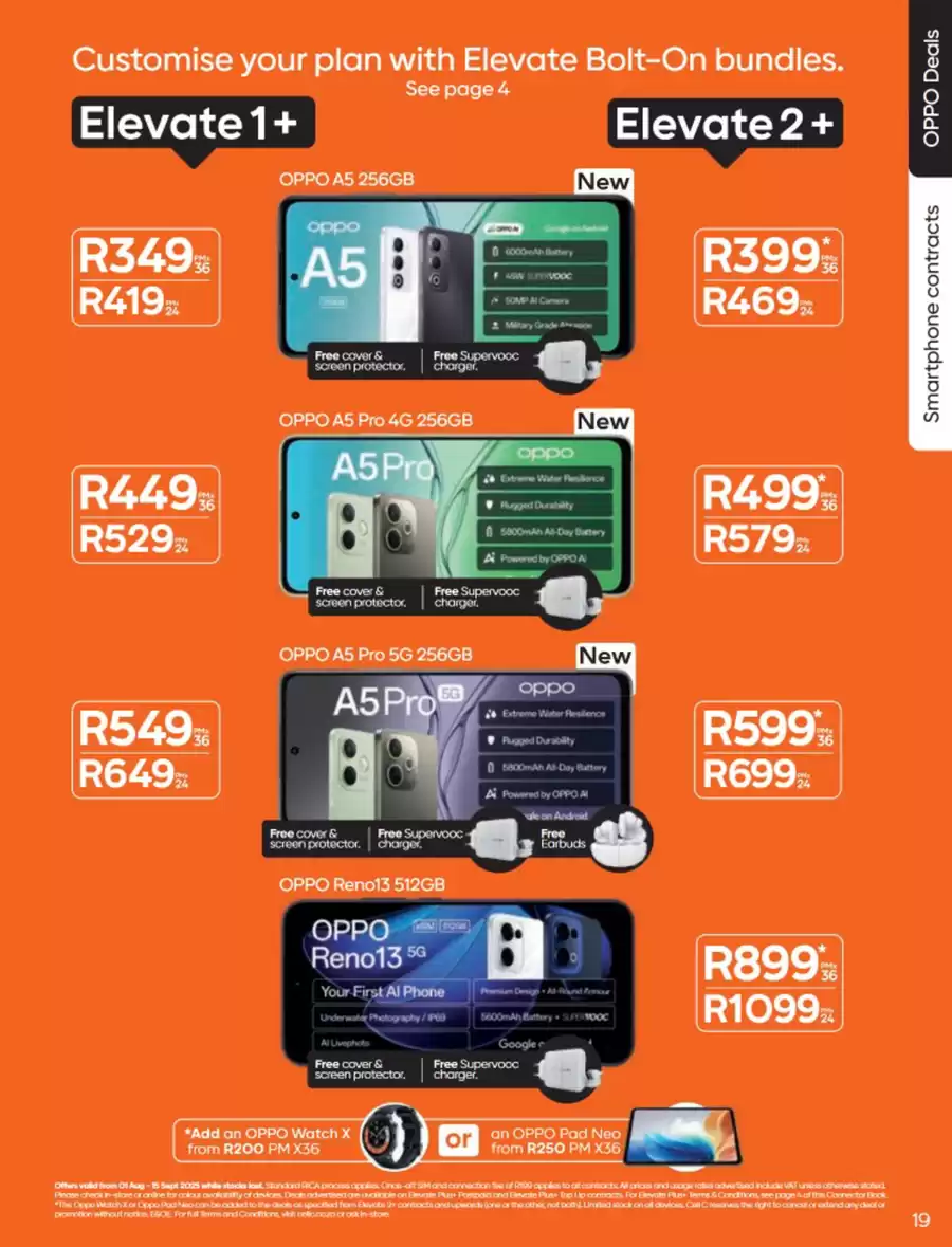 Cell C Specials 1 August - 15 September, 2025