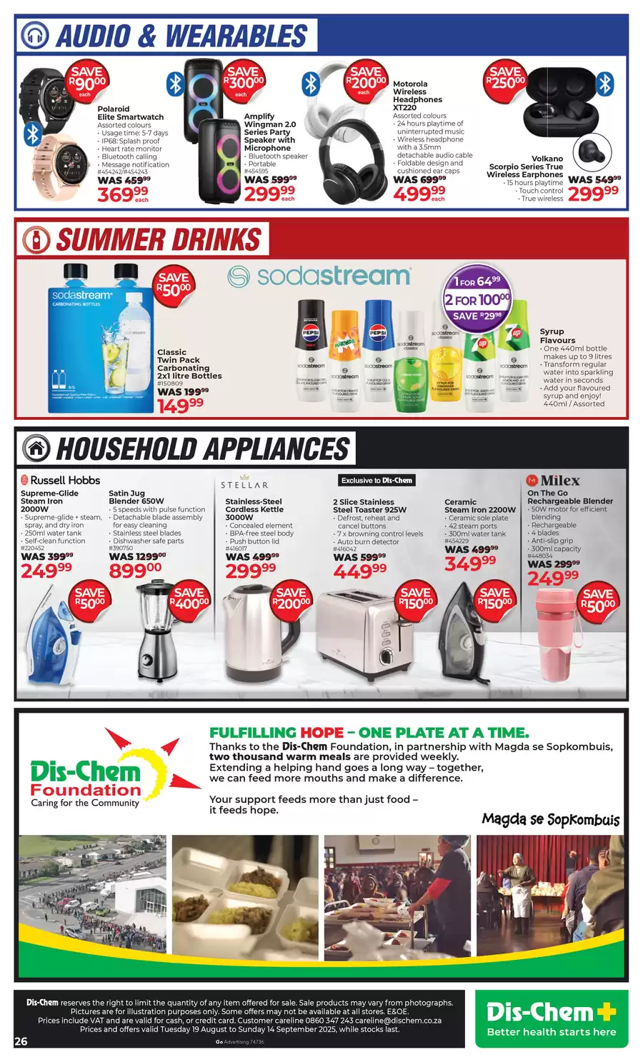Dis-Chem Catalogue 19 August - 14 September, 2025