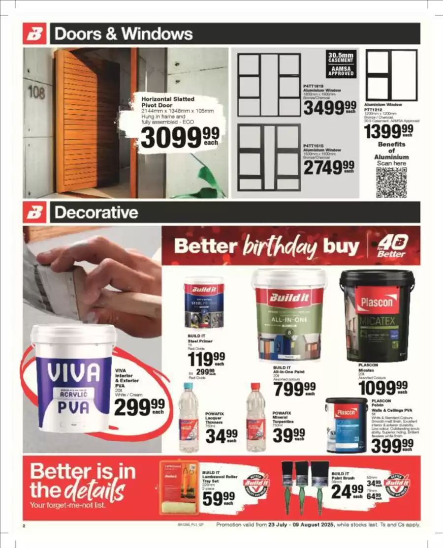 Build It Catalogue 23 July - 9 August, 2025