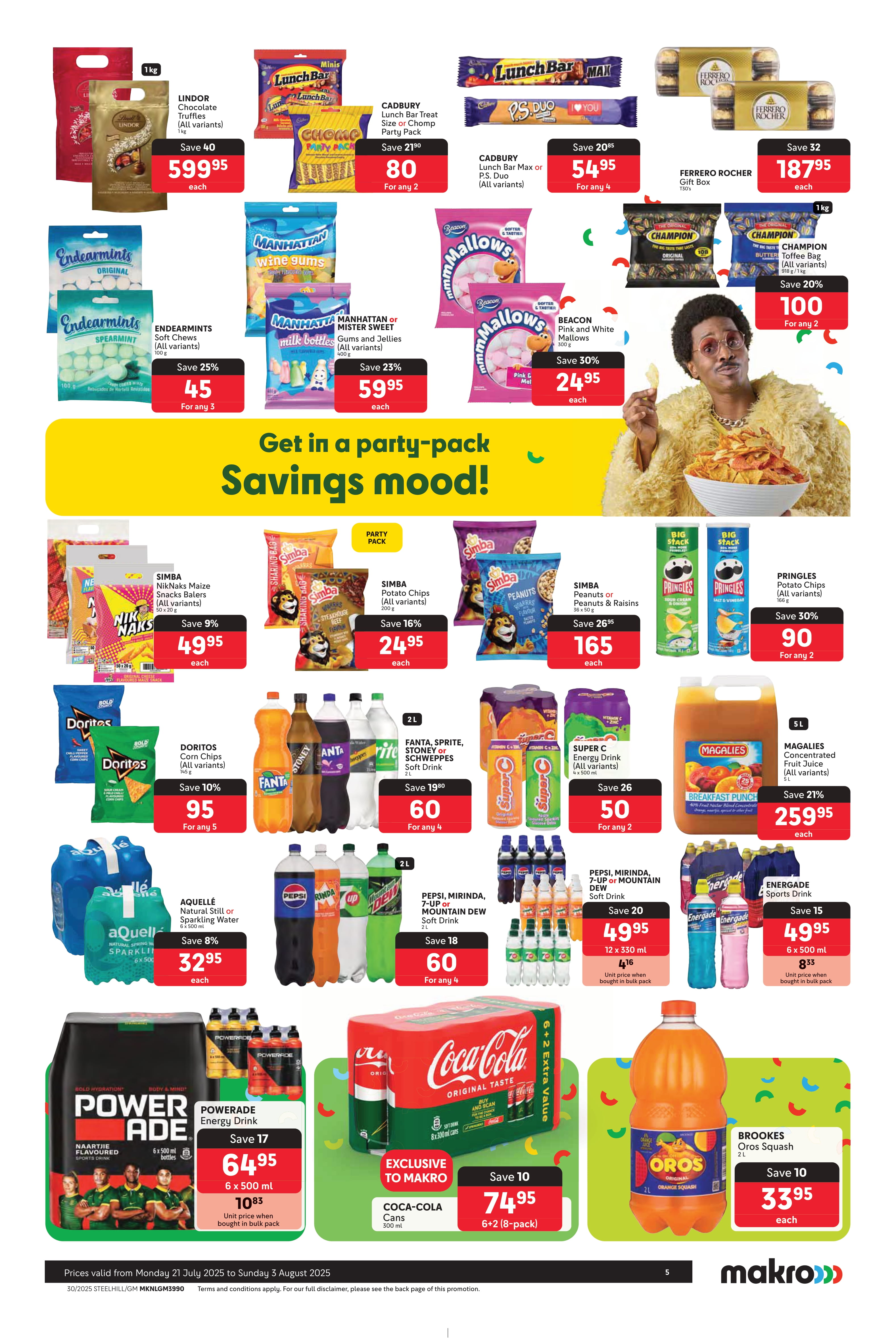 Makro Catalogue 21 July - 3 August, 2025. Food