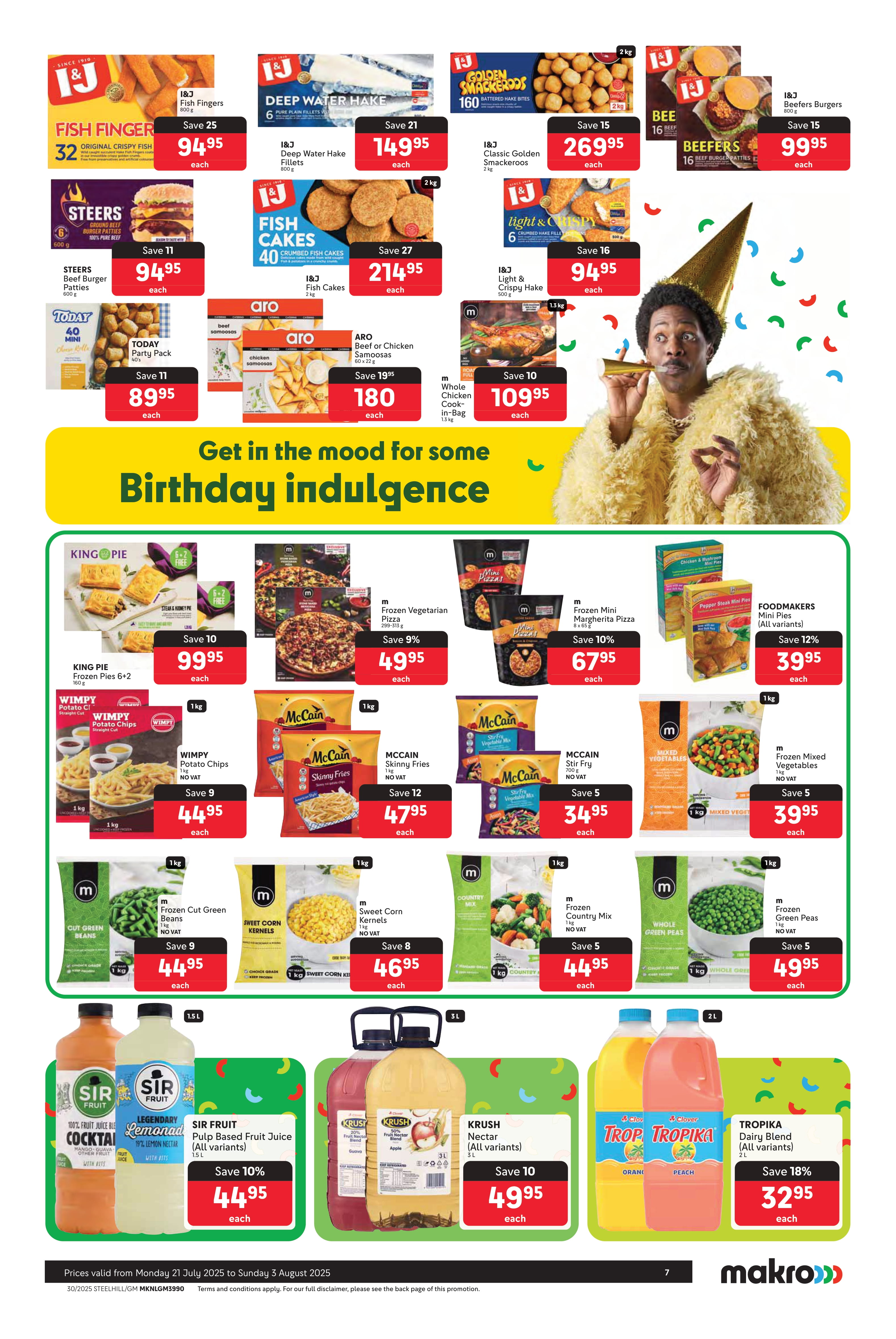 Makro Catalogue 21 July - 3 August, 2025. Food