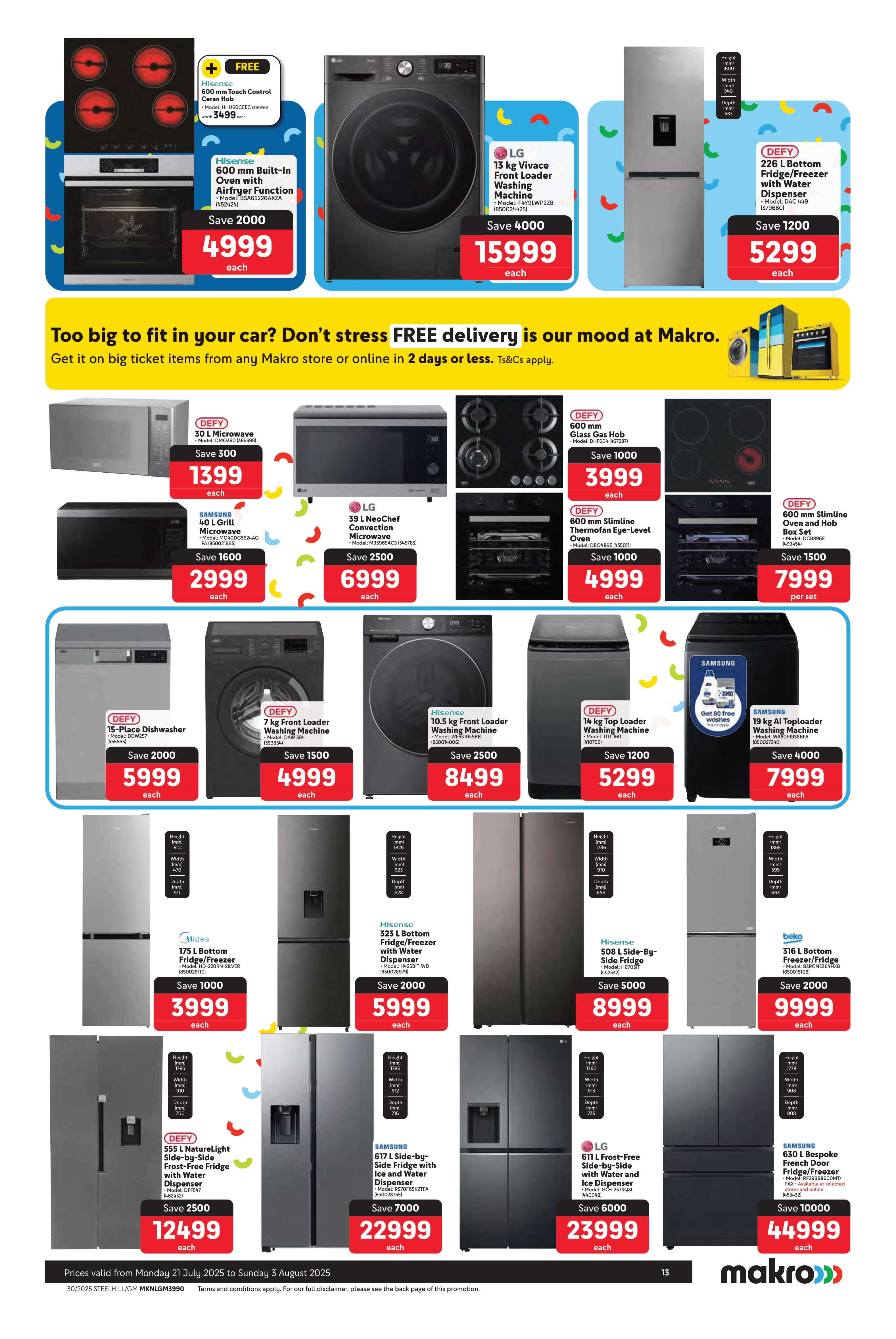 Makro Catalogue 21 July - 3 August, 2025. Food