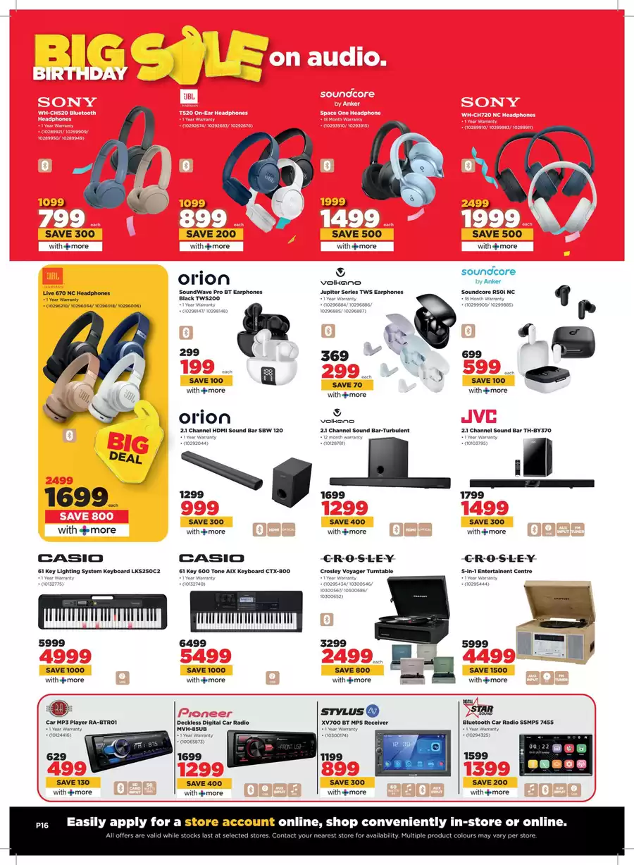 HiFi Corp Specials 25 September - 28 October, 2025