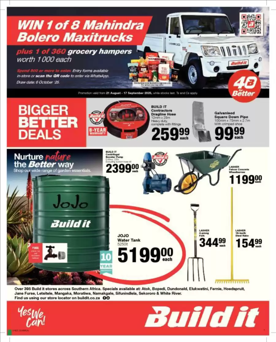 Build It Catalogue 21 August - 17 September, 2025