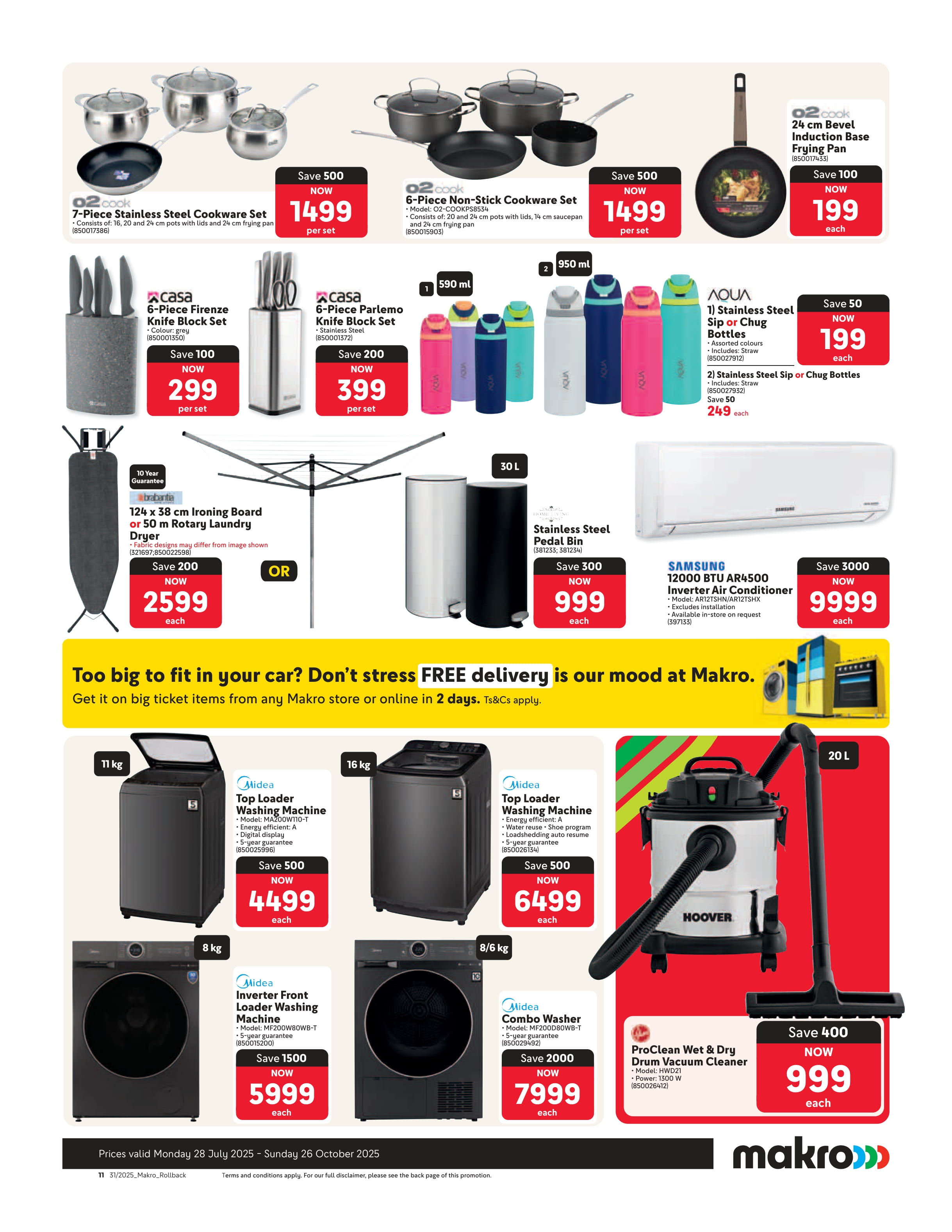 Makro Specials 28 July - 26 October, 2025. Food