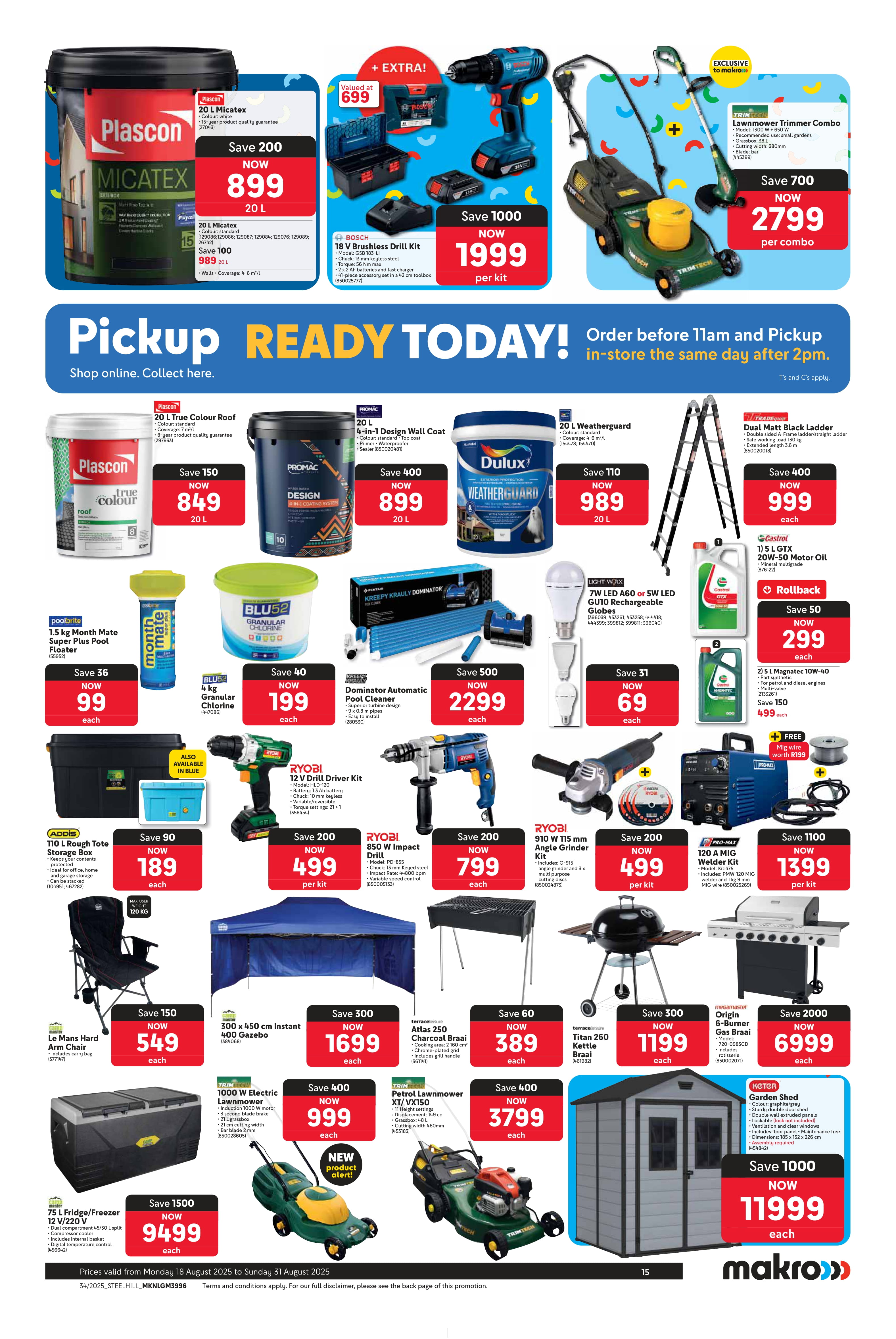 Makro Catalogue 18 August - 31 August, 2025. Food