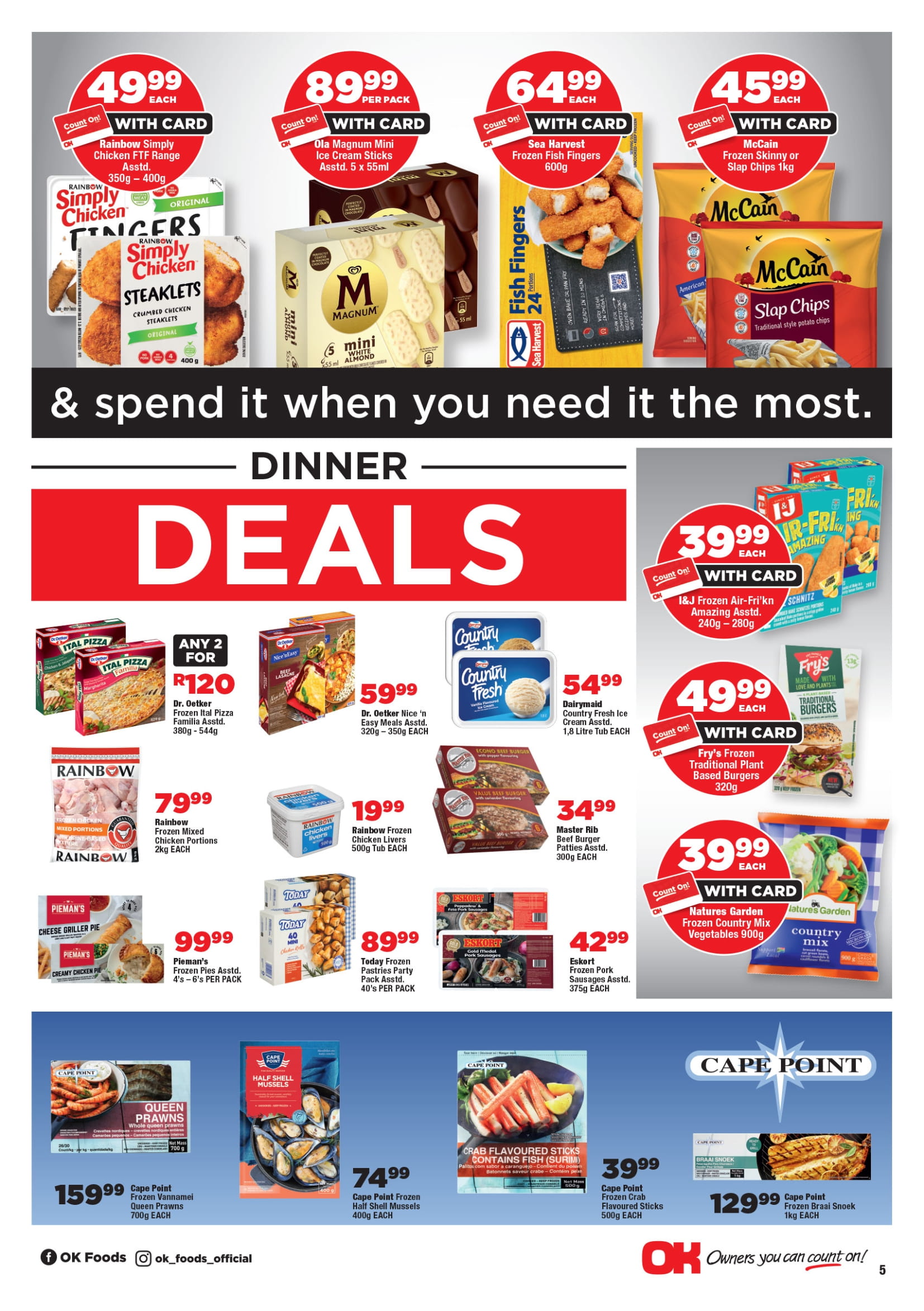 OK Foods Specials 24 September – 12 October, 2025