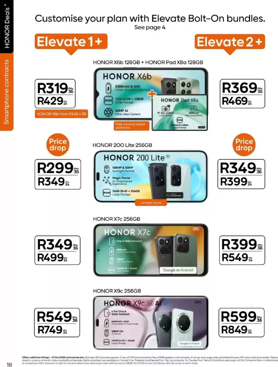 Cell C Specials 16 September - 31 October, 2025