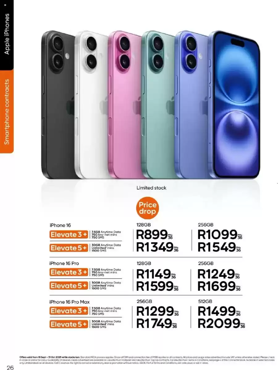 Cell C Specials 16 September - 31 October, 2025