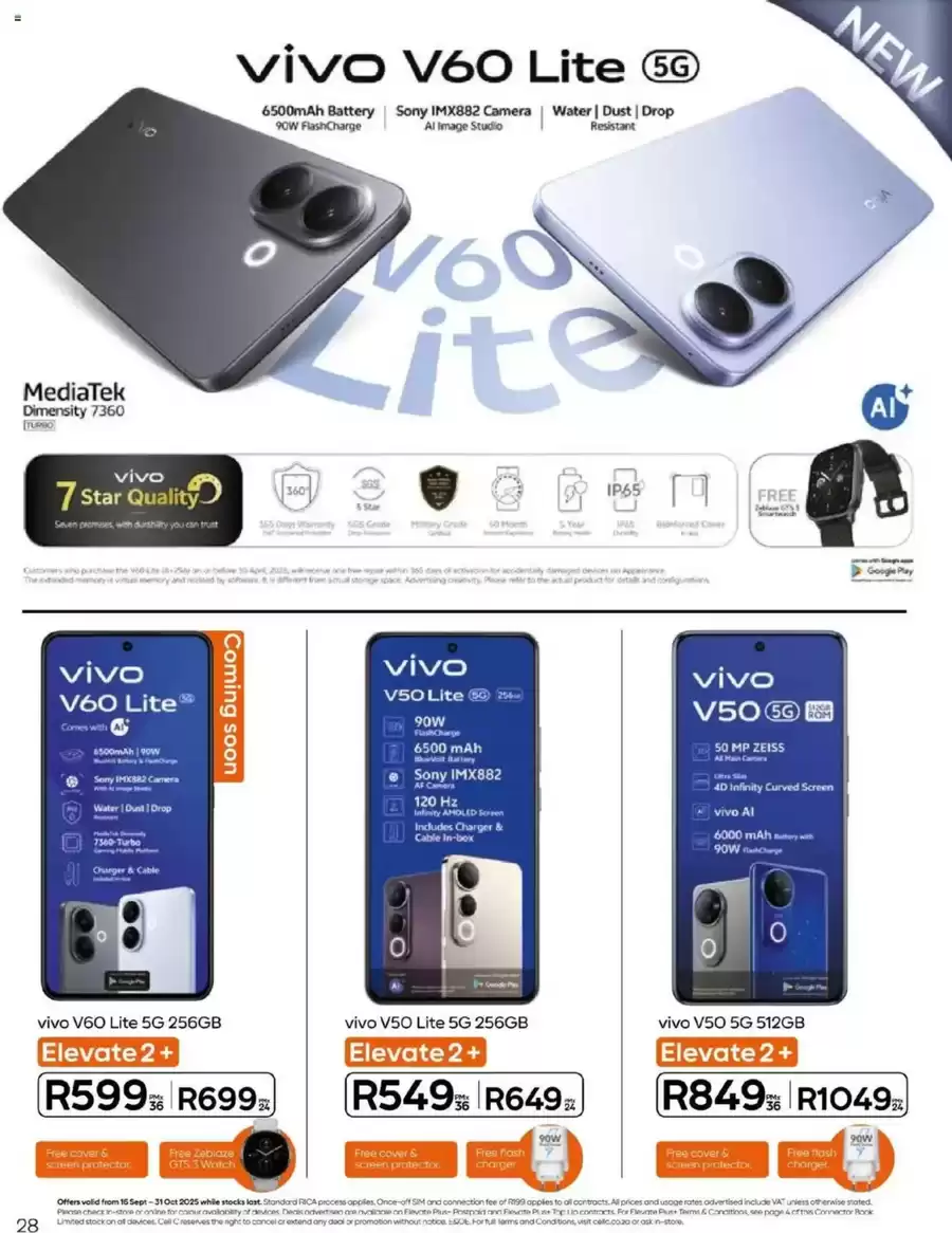 Cell C Specials 16 September - 31 October, 2025