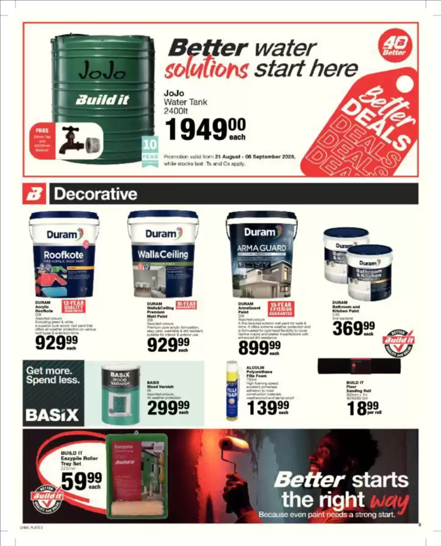 Build It Catalogue 21 August - 22 September, 2025