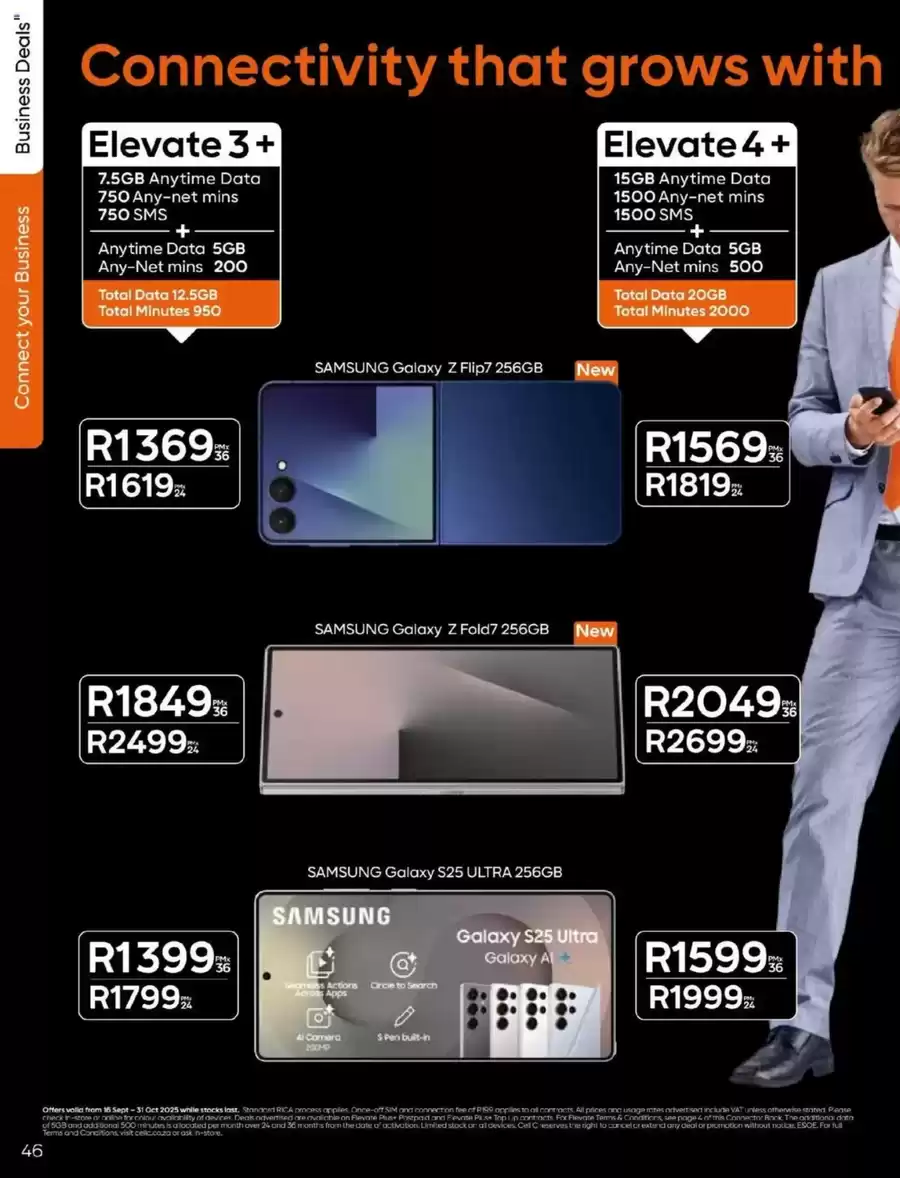 Cell C Specials 16 September - 31 October, 2025