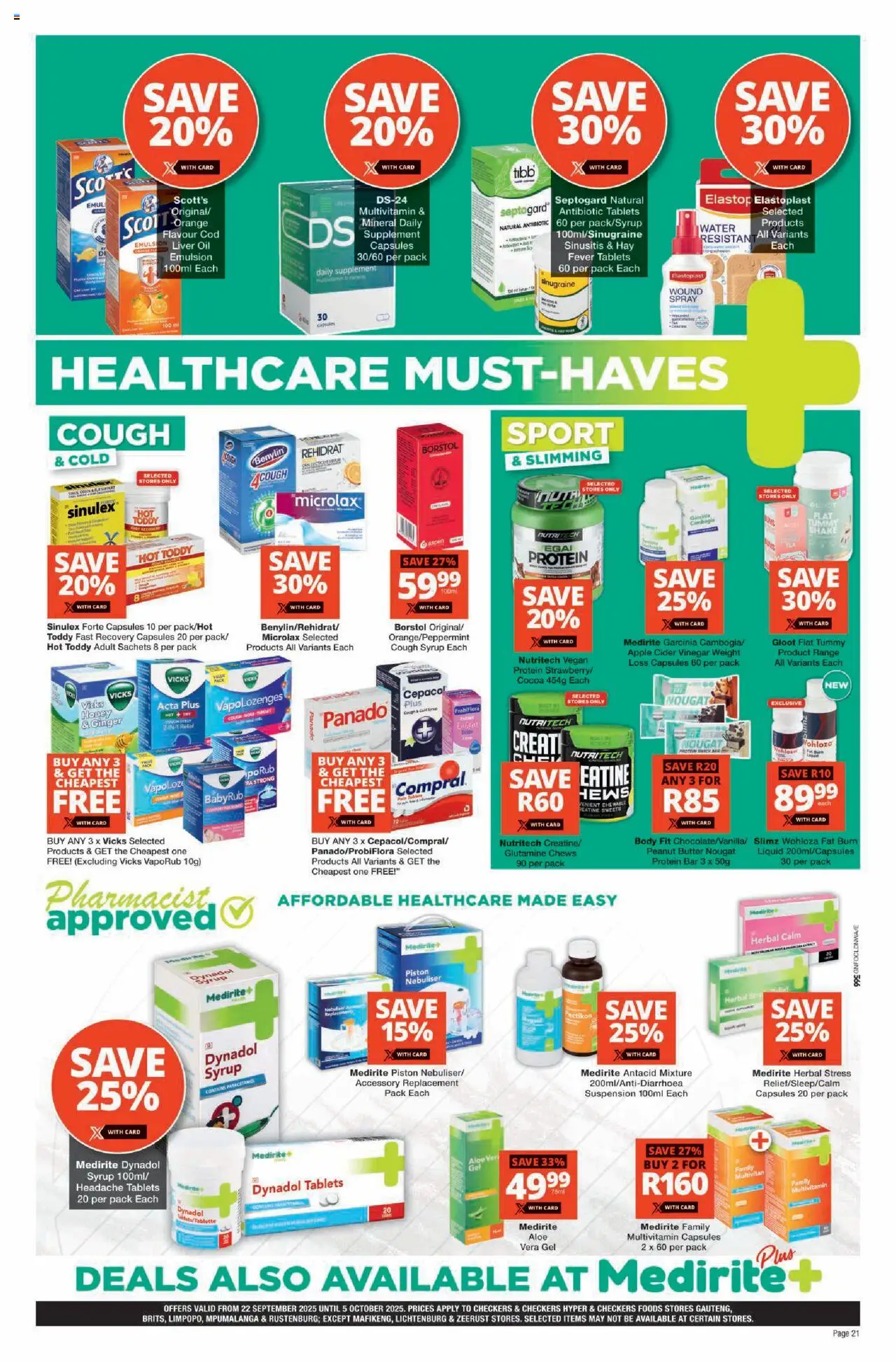 Checkers Specials 22 September – 5 October, 2025