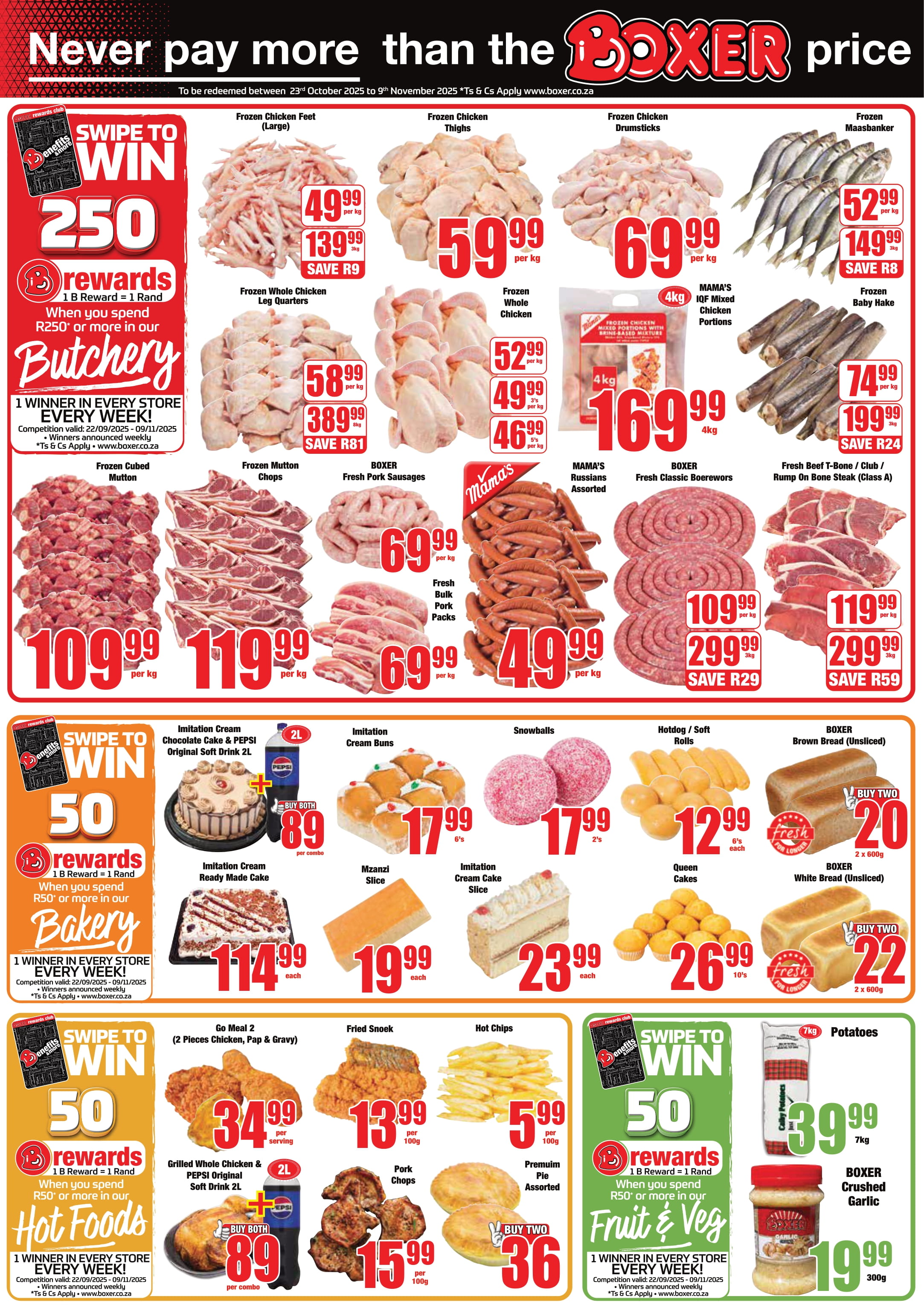 Boxer Gauteng Weekly Specials 9 October – 22 October, 2025