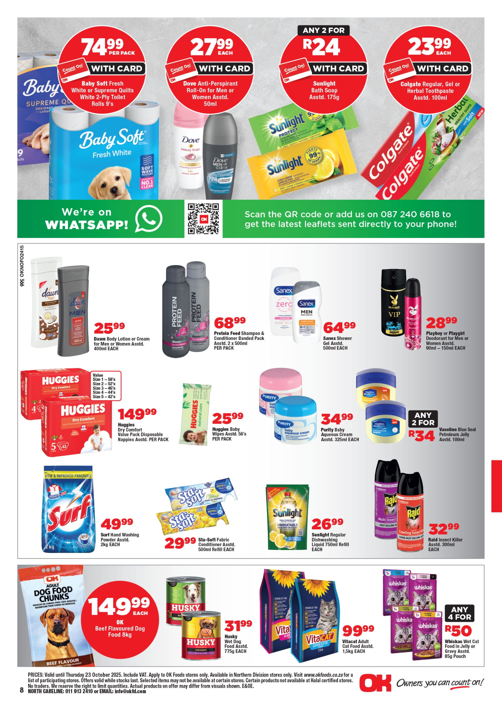 OK Foods Catalogue 15 October - 23 October, 2025