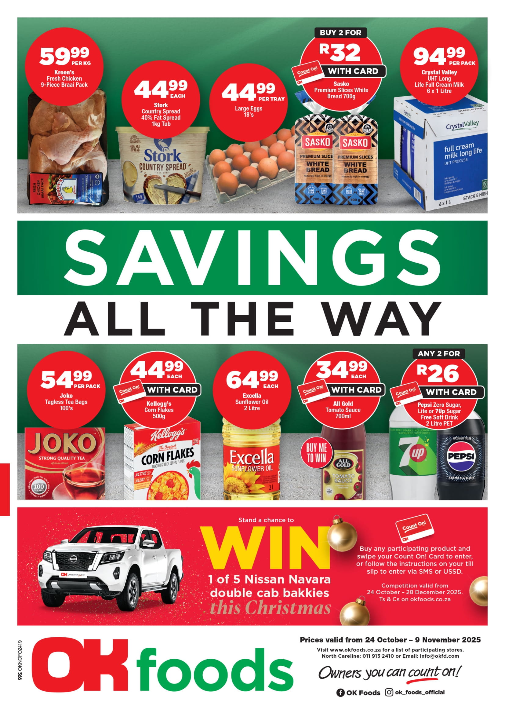 OK Foods Specials 24 October – 9 November, 2025