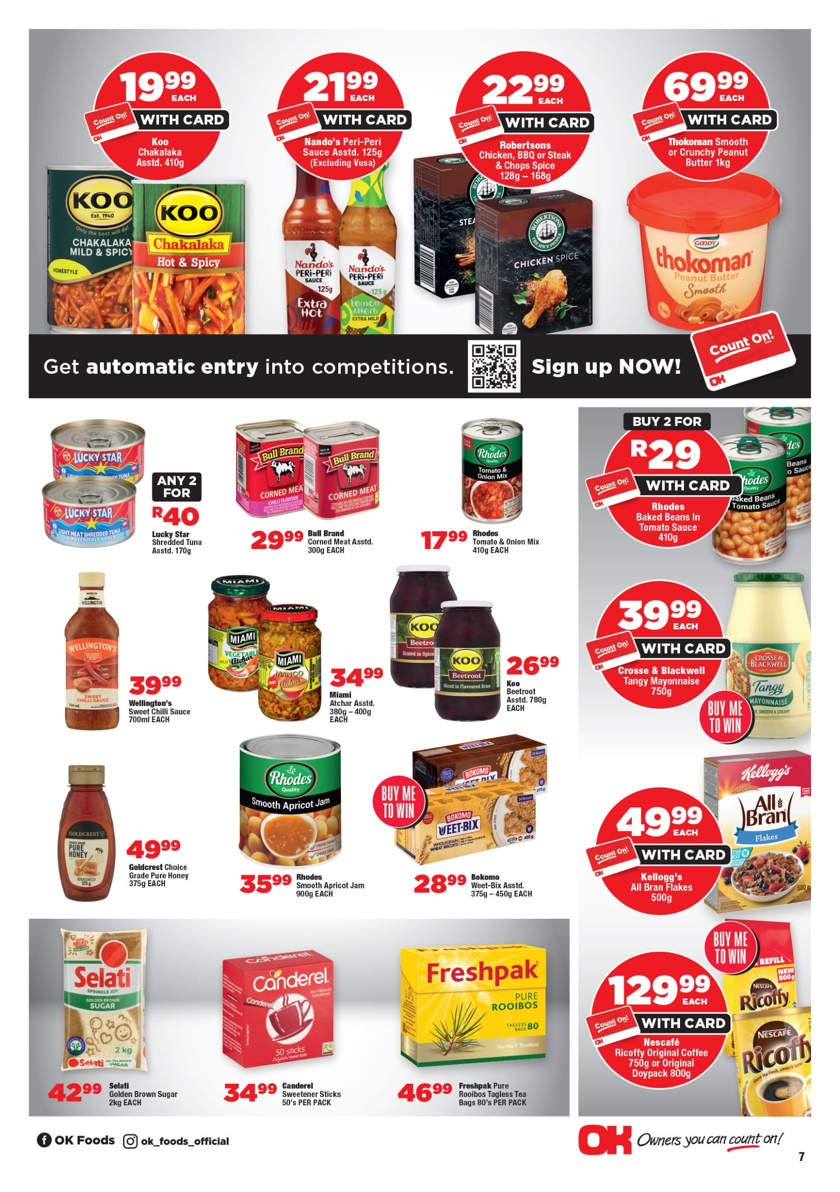 OK Foods Specials 24 October – 9 November, 2025
