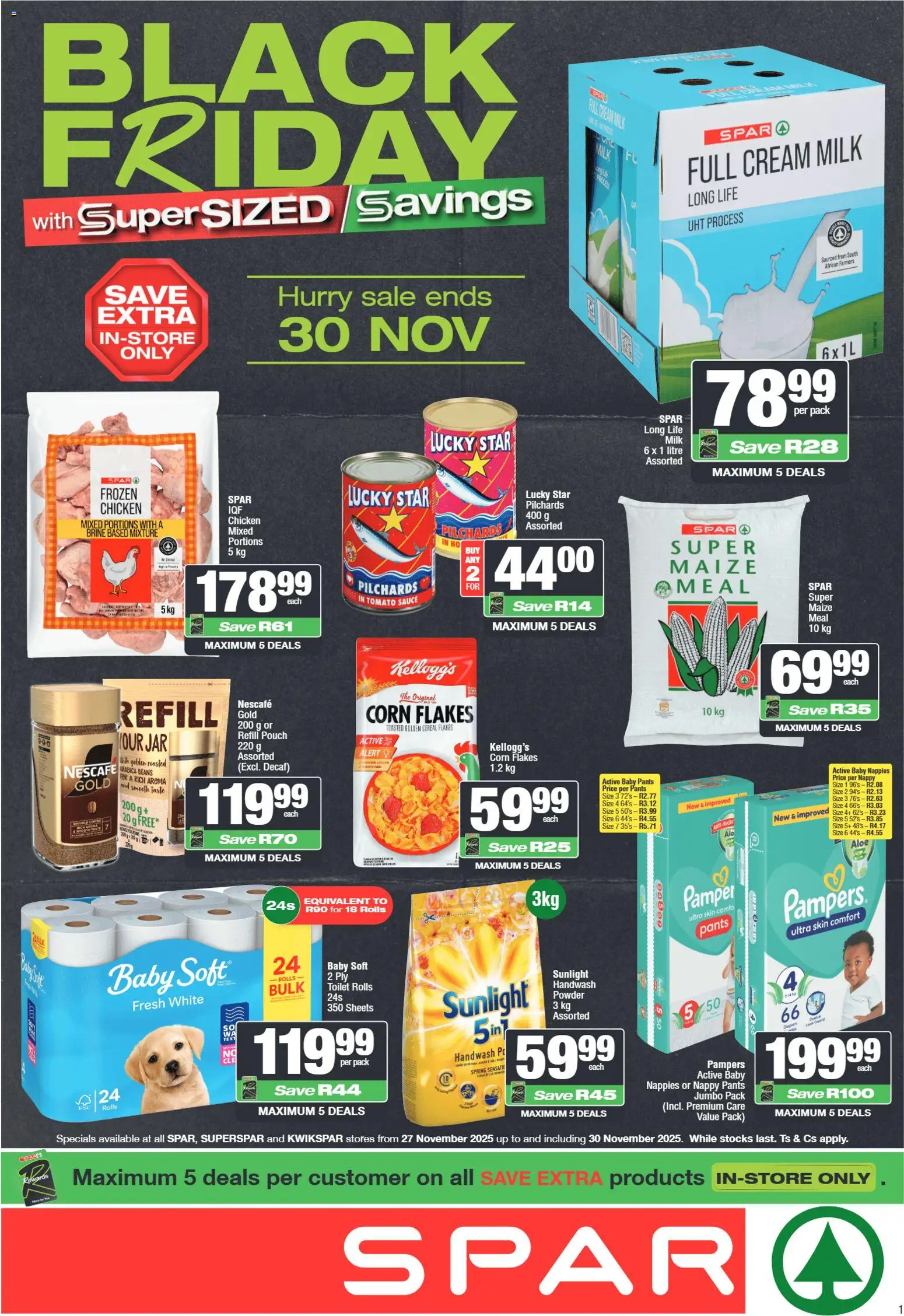 Spar Specials 27 November – 30 November, 2025. National Specials. Black ...