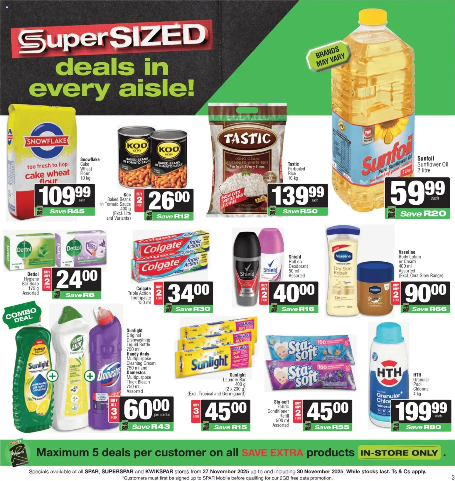 Spar Specials 27 November – 30 November, 2025. National Specials. Black ...