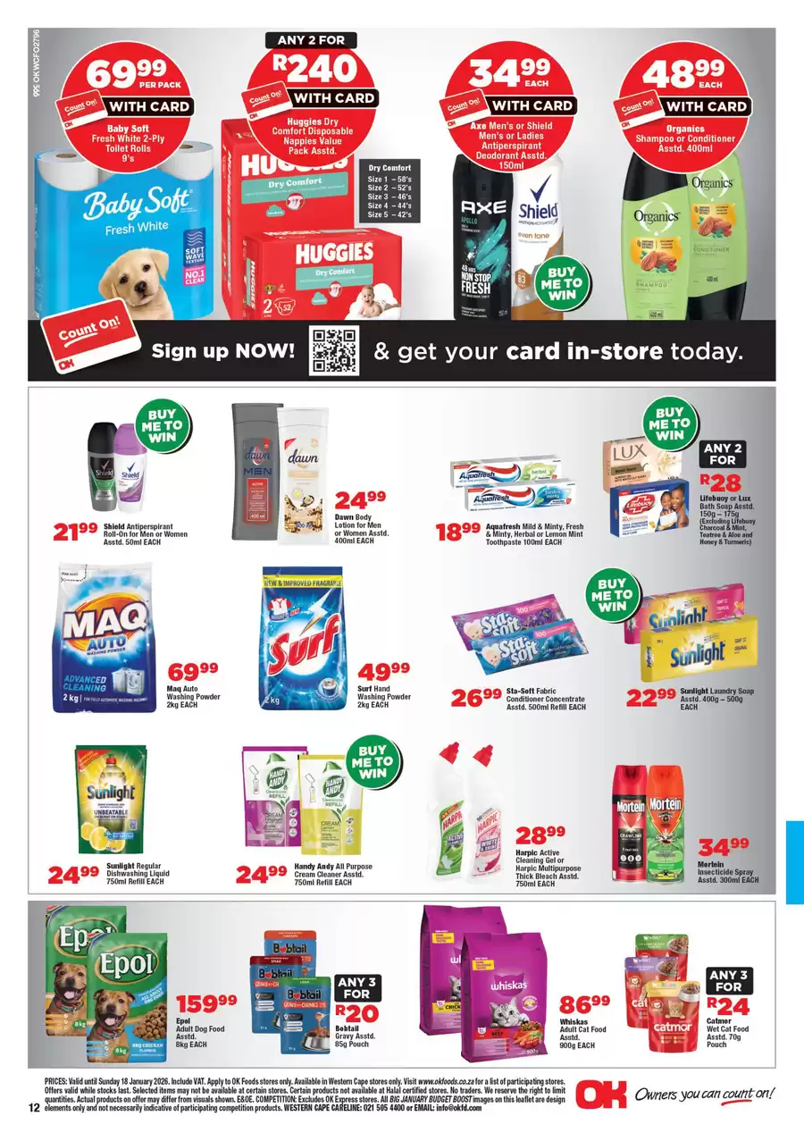 OK Foods Specials 5 January – 18 January, 2026