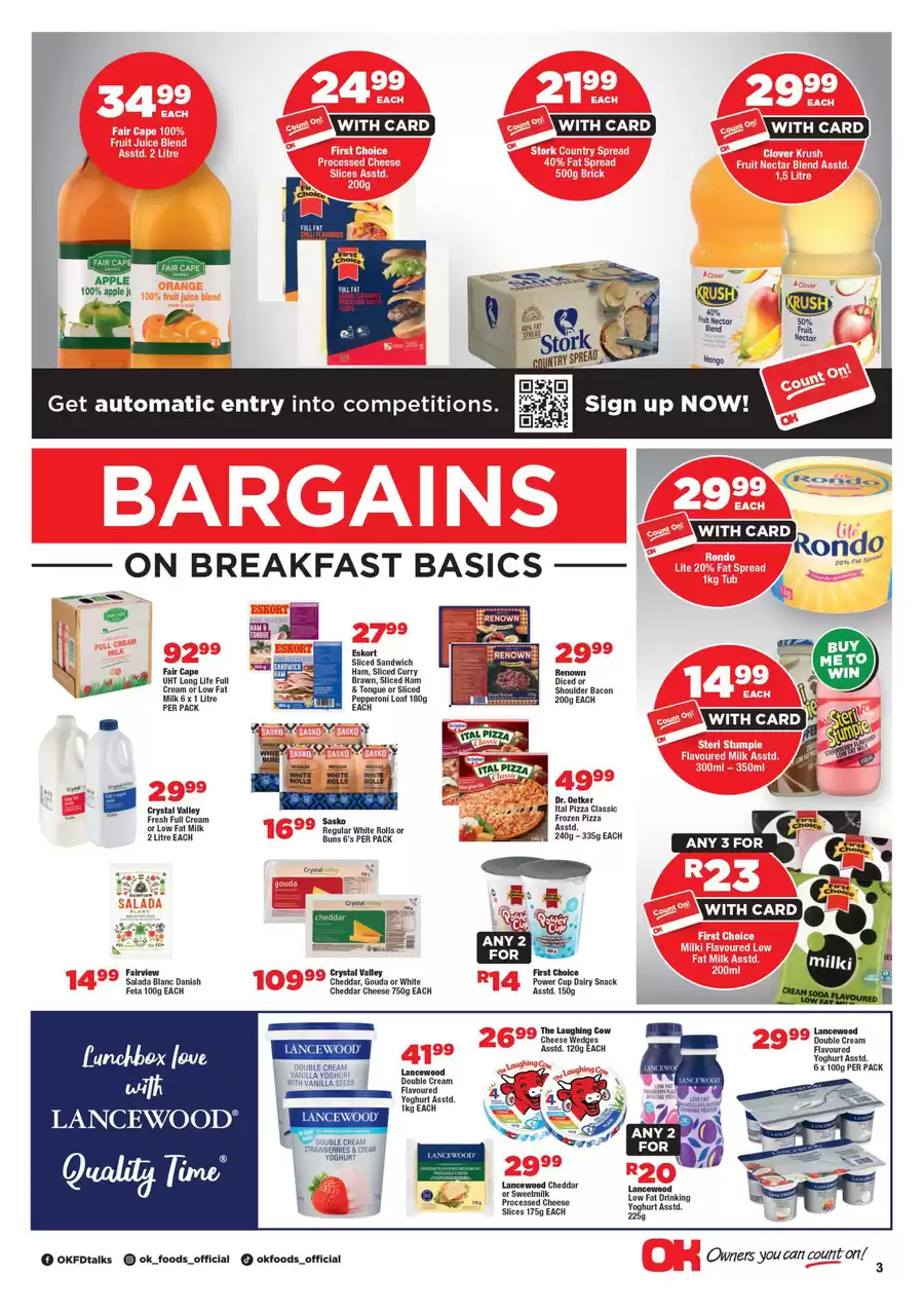OK Foods Specials 5 January – 18 January, 2026
