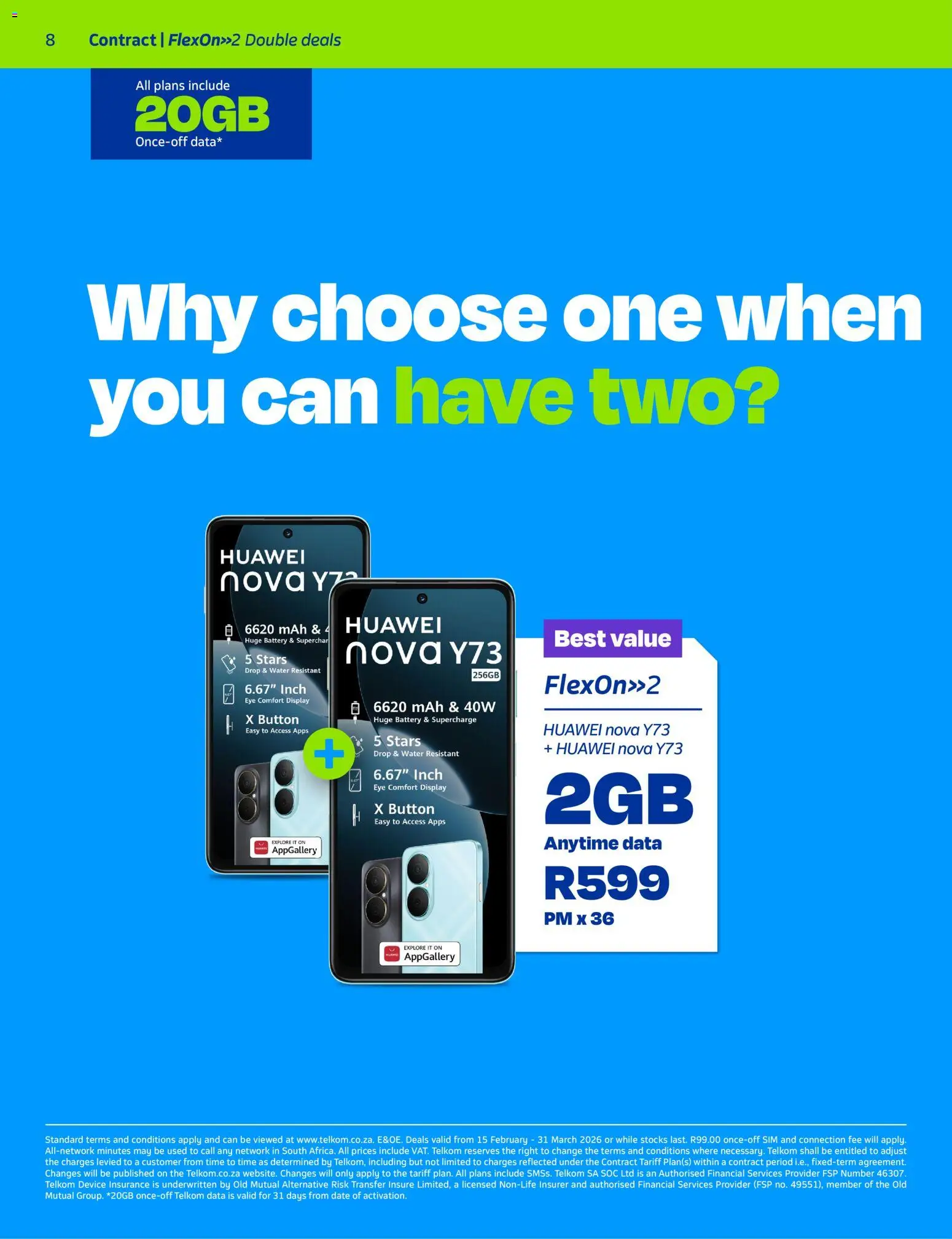 Telkom Deals 15 February - 31 March, 2026