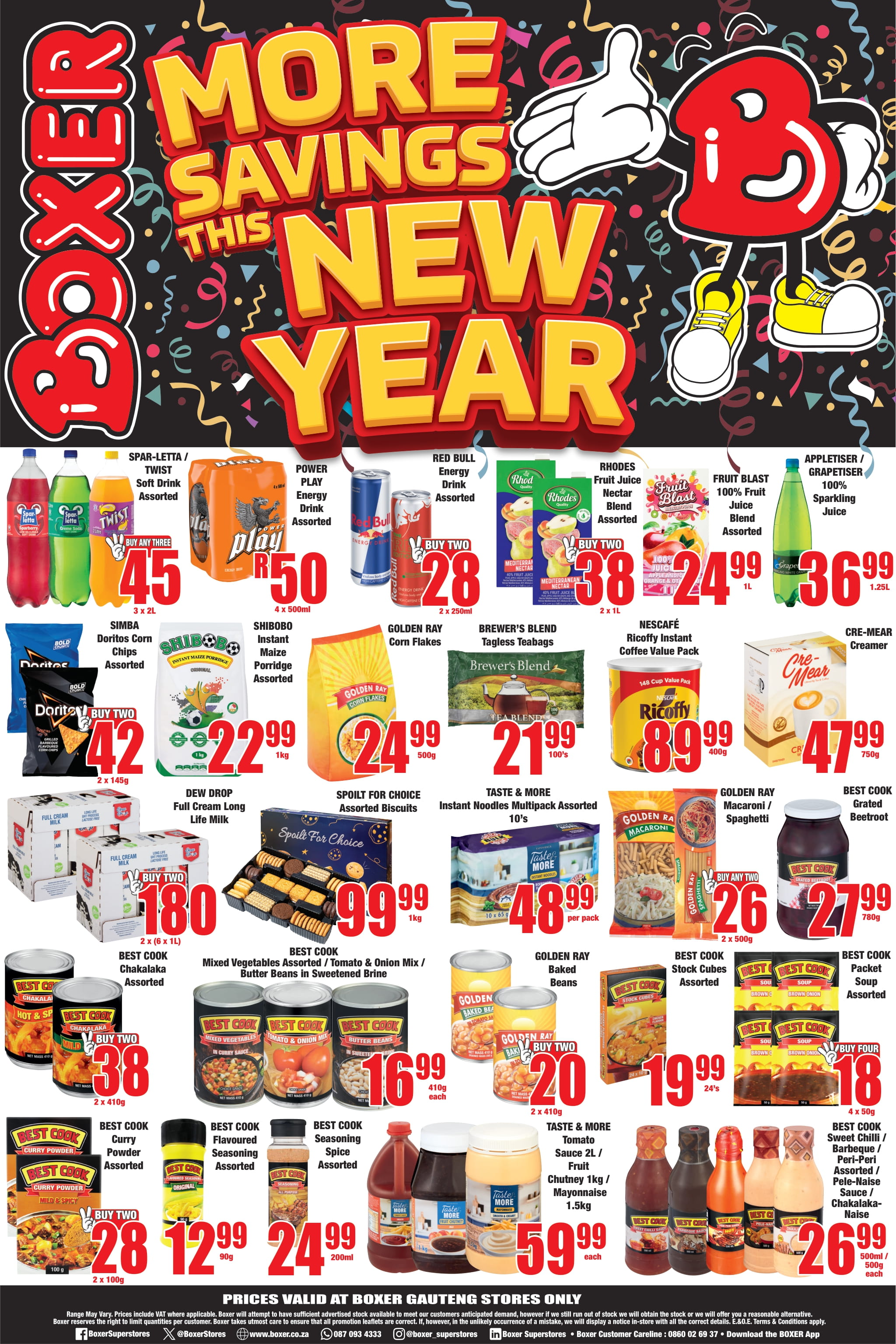 Boxer Gauteng Weekly Specials 29 December, 2025 – 4 January, 2026