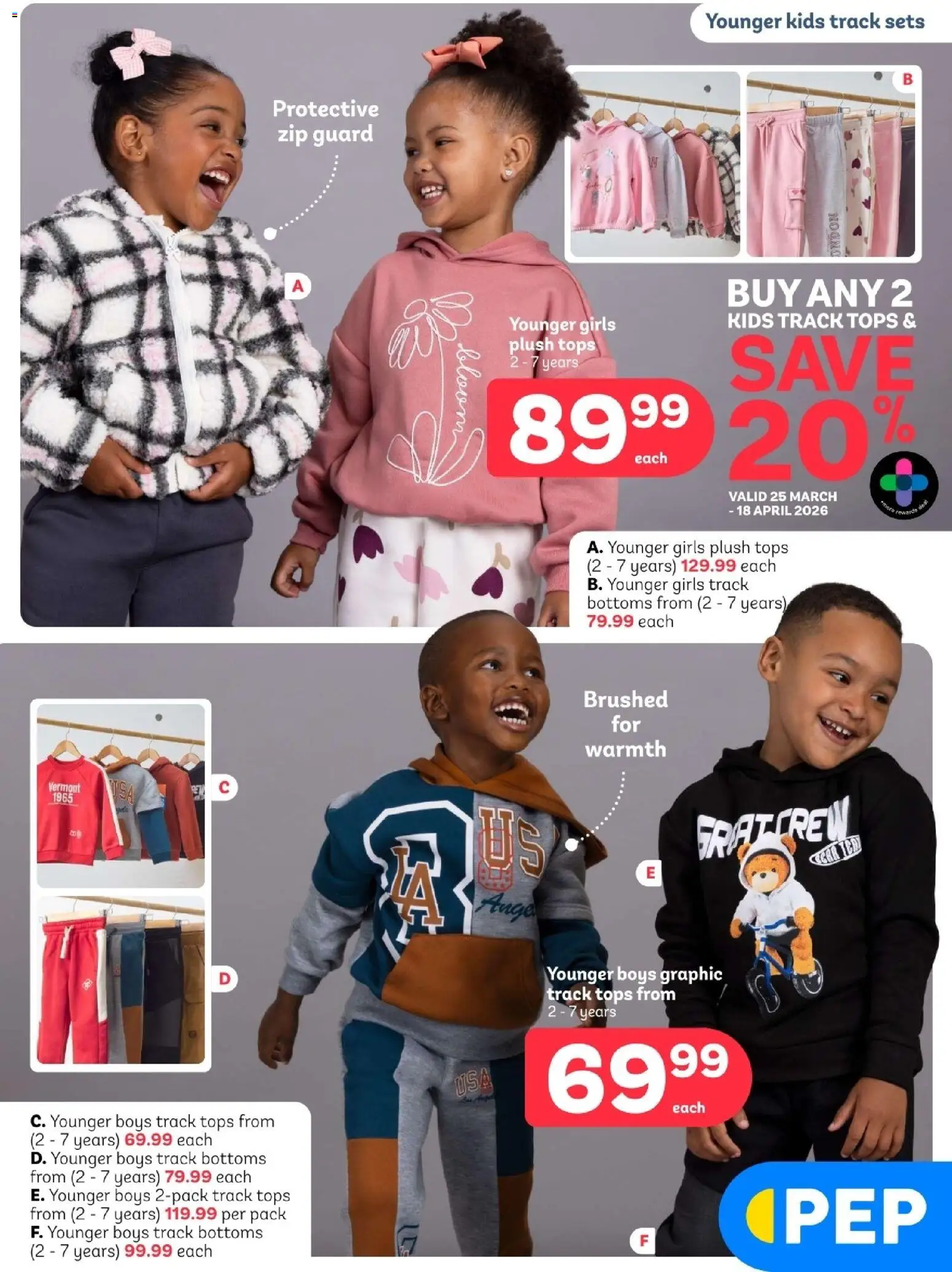 PEP Stores Specials 25 March – 18 April, 2026