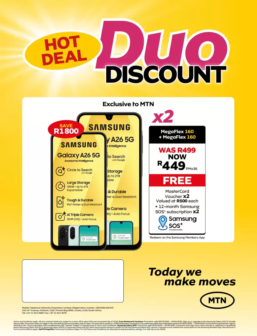 MTN Catalogue 9 March - 6 April, 2026